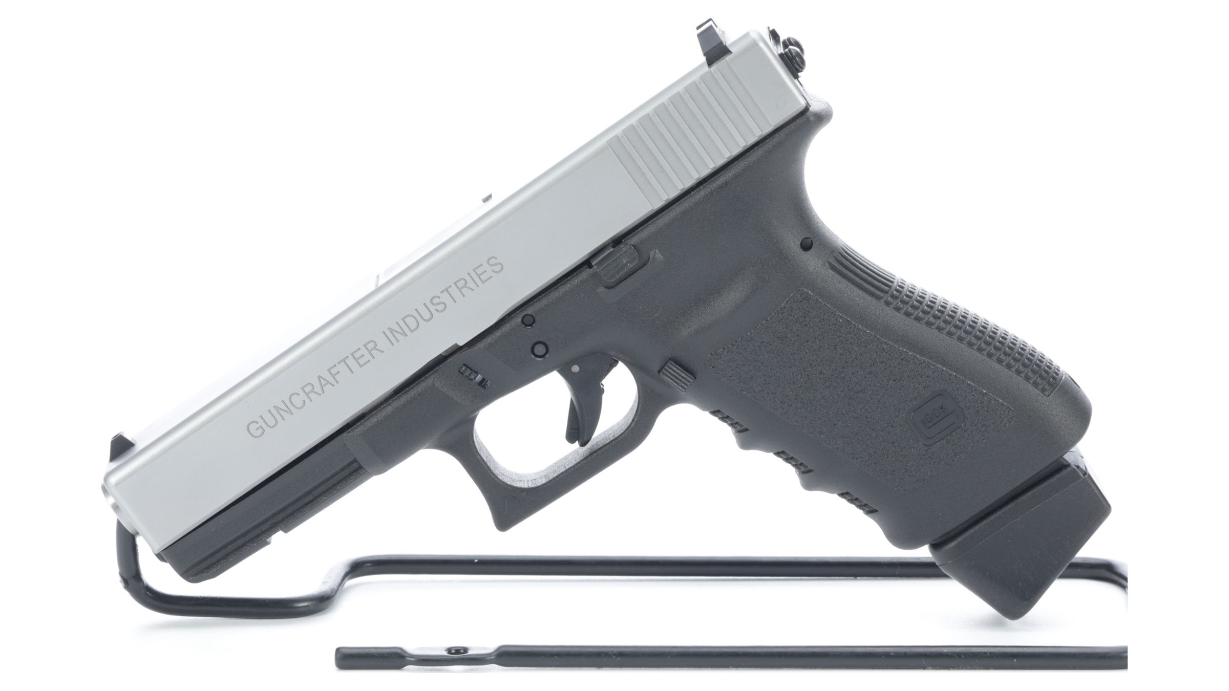 Glock Pistol with Guncrafter Industries .50 GI Conversion | Rock Island ...