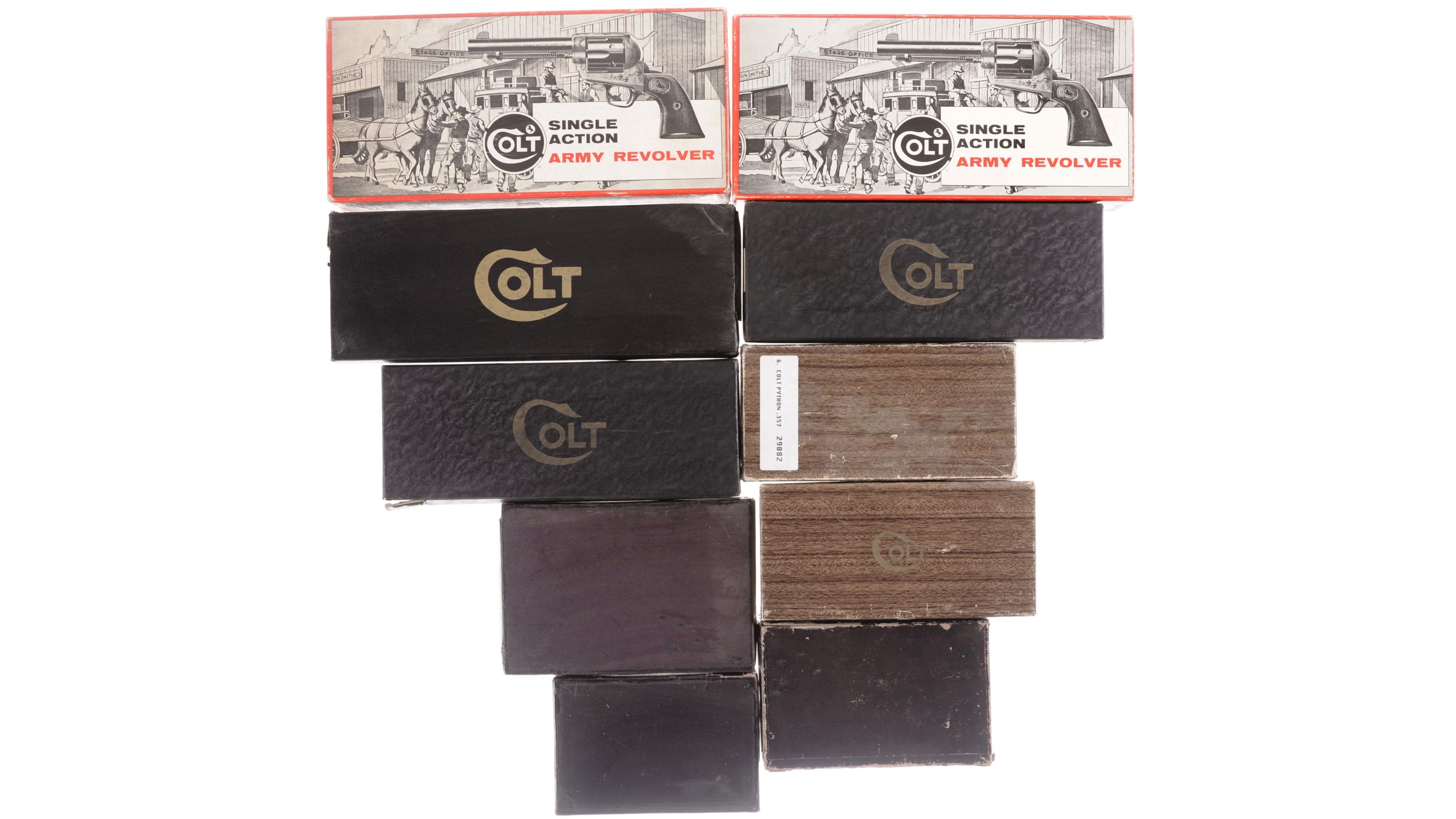 Collector's Lot of Assorted Vintage Colt Firearms Boxes | Rock Island ...