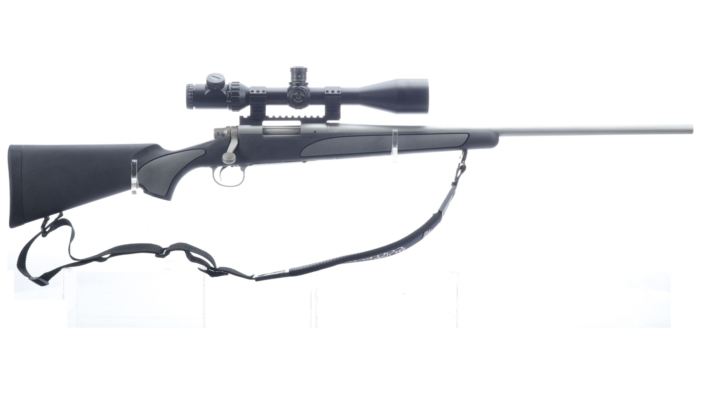 Remington Model 700 Bolt Action Rifle with Millett Scope | Rock Island ...