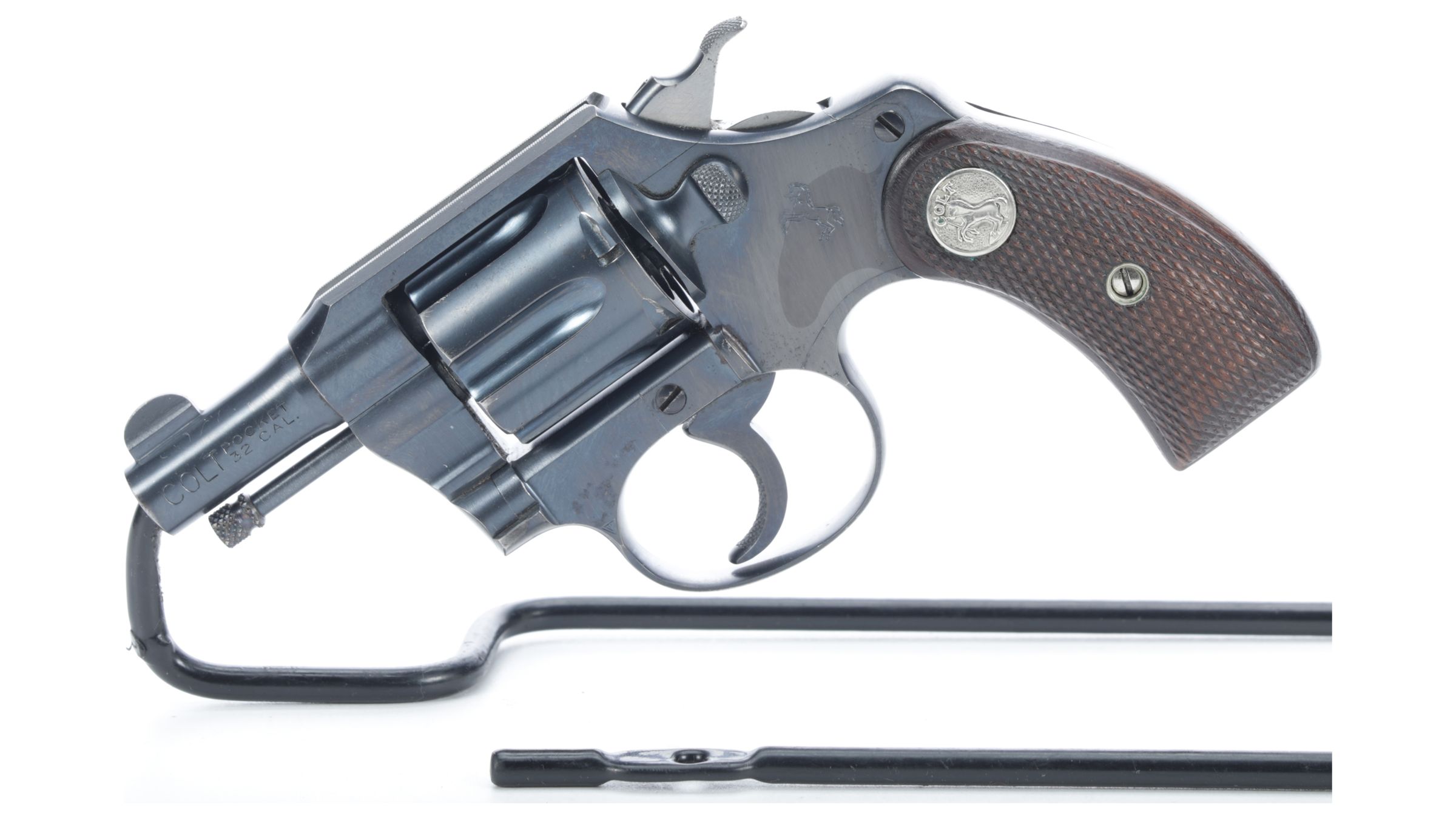 Rare Colt Pocket Positive Revolver with 2 Inch Barrel | Rock Island Auction