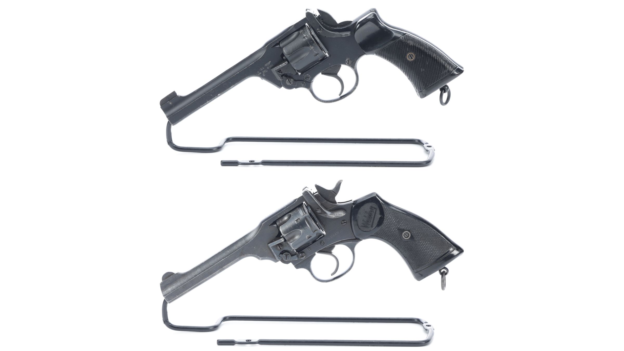 Two British Military Double Action Revolvers | Rock Island Auction