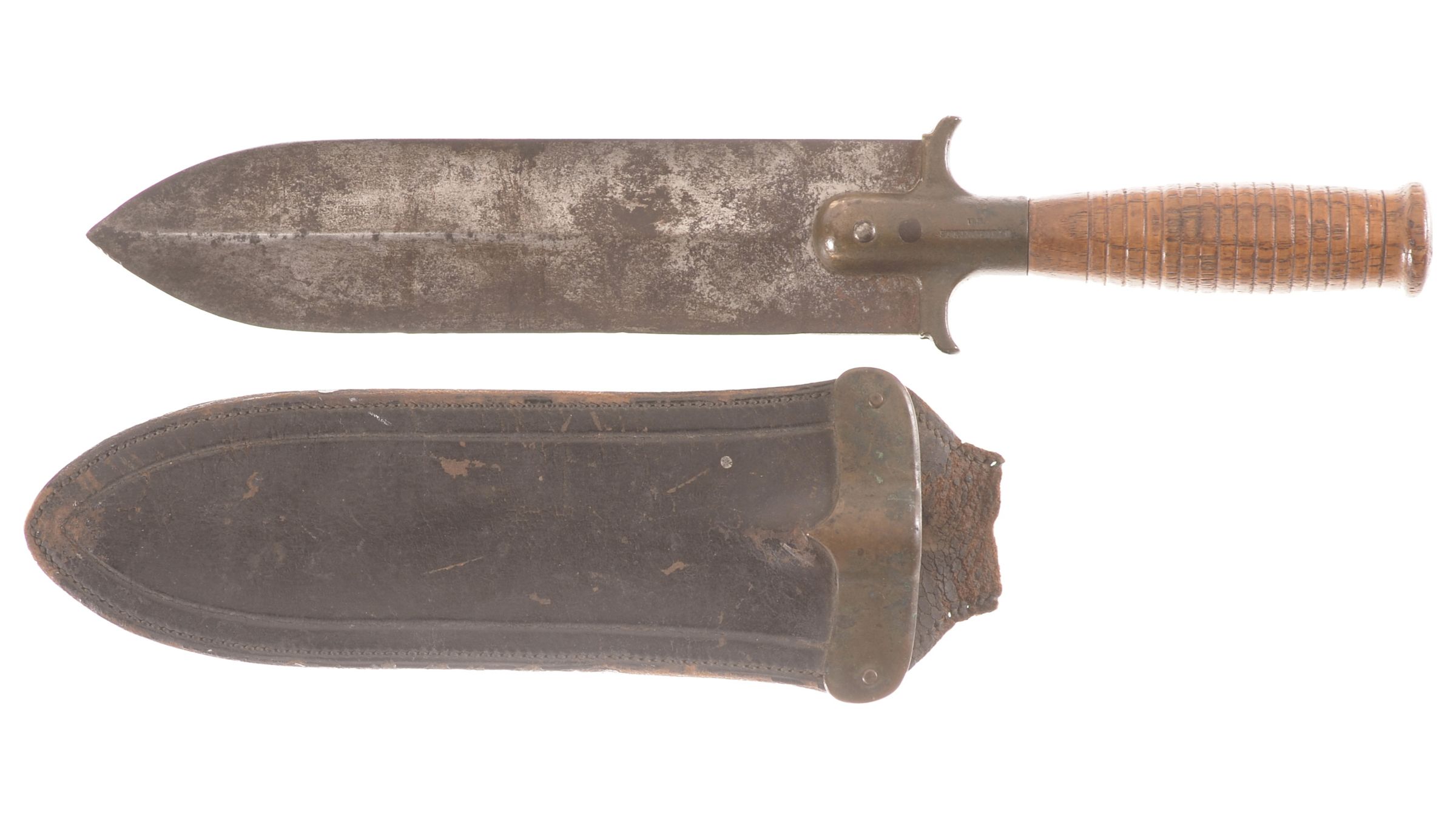 U.S. Springfield Model 1880 Hunting Knife with Sheath | Rock Island Auction
