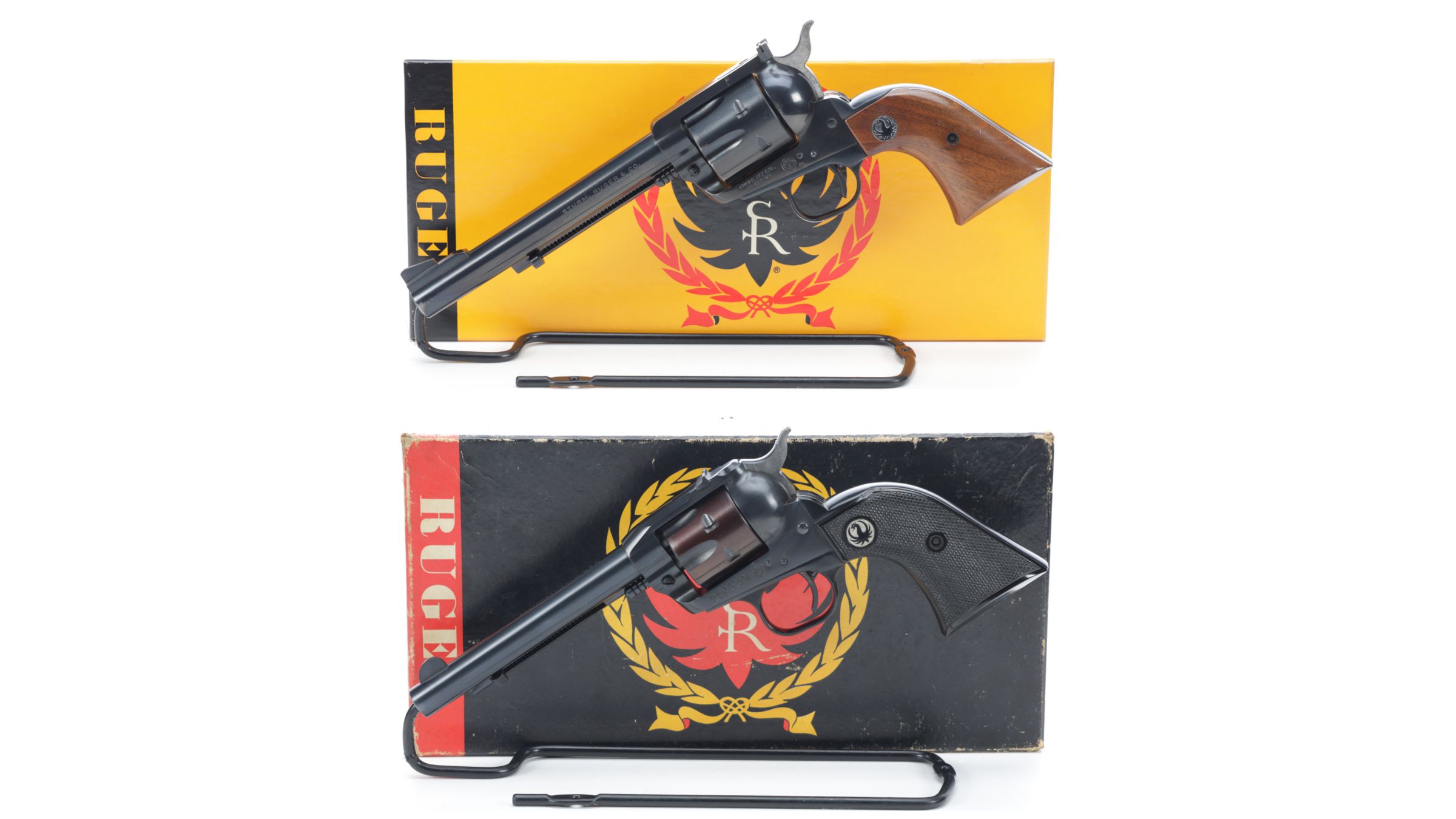 Two Ruger Single Action Revolvers with Boxes | Rock Island Auction