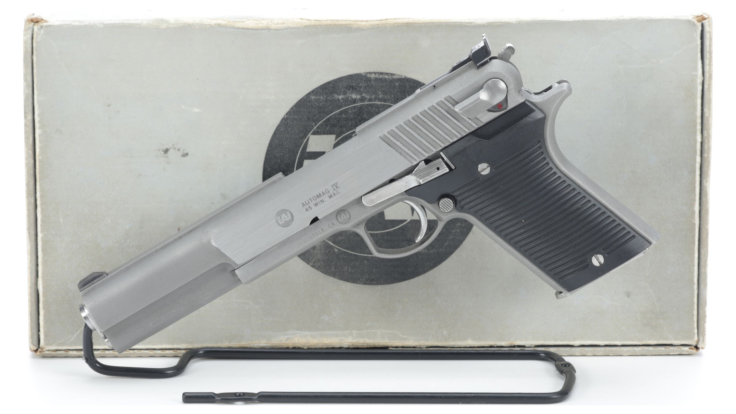 IAI/AMT Automag IV Semi-Automatic Pistol with Box | Rock Island Auction