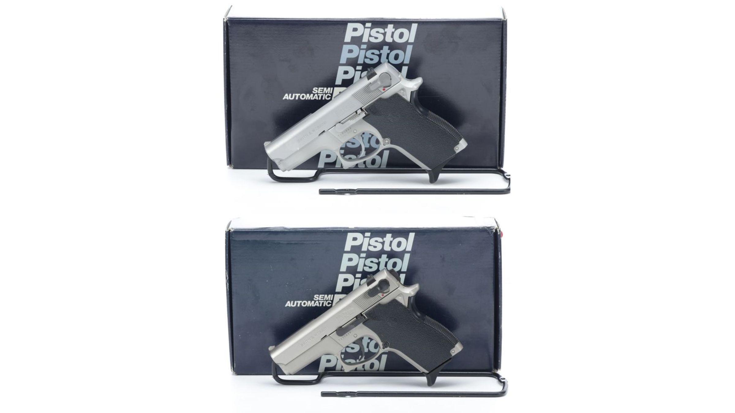 Two Smith & Wesson Semi-Automatic Pistols with Boxes | Rock Island Auction
