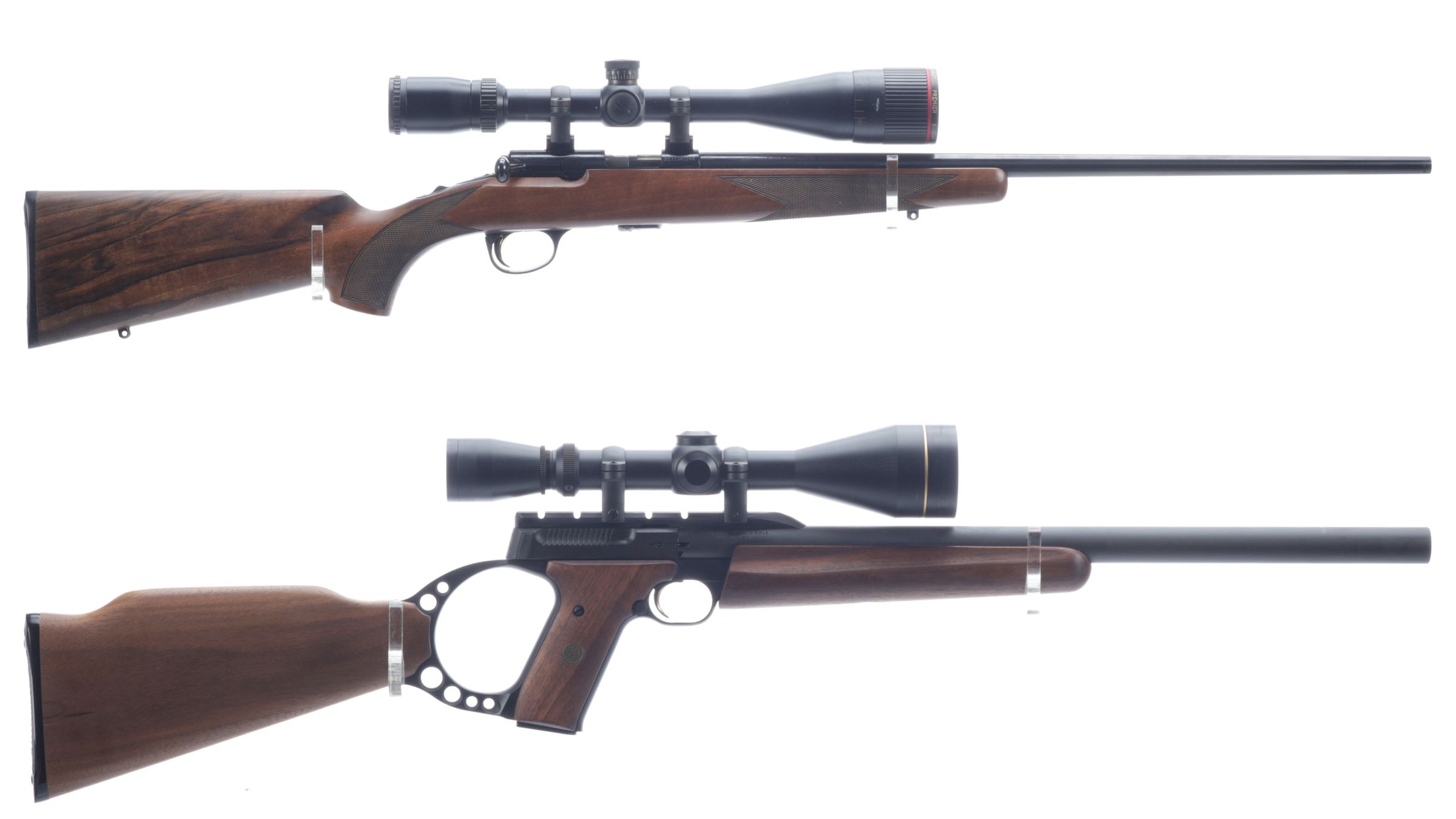 Two Browning Rifles with Scopes | Rock Island Auction
