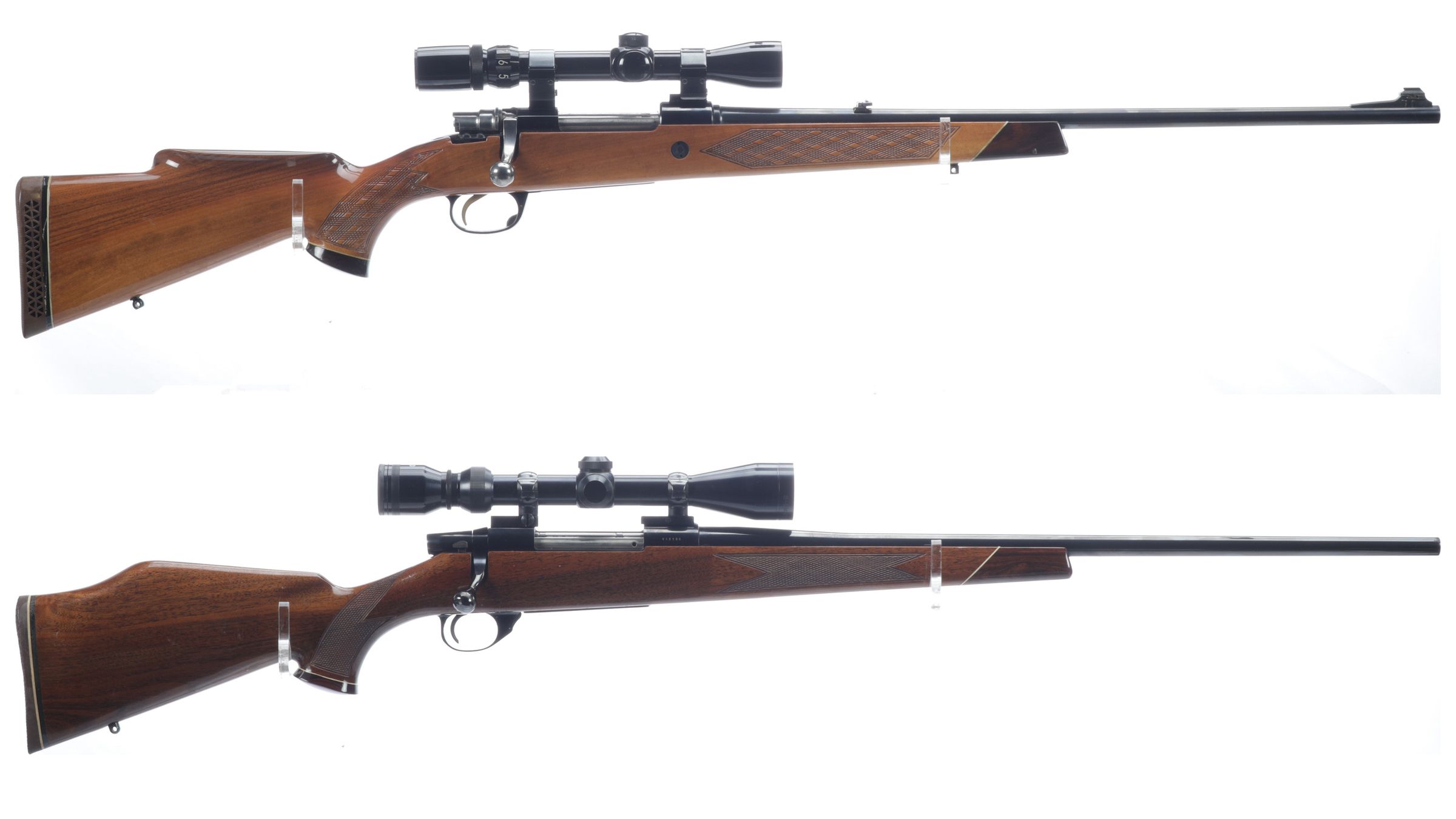 Two Bolt Action Rifles with Scopes | Rock Island Auction