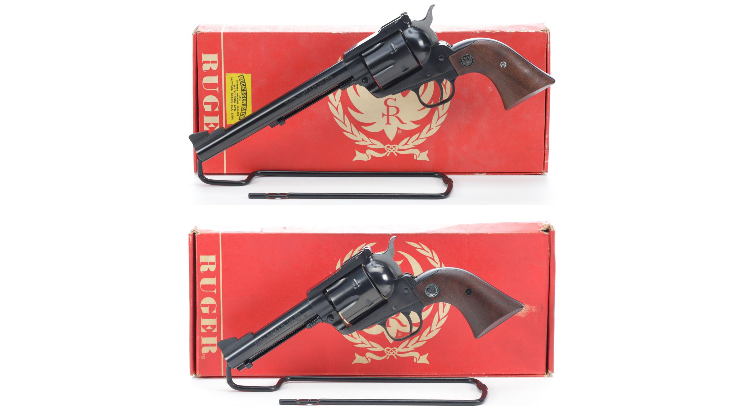 Two Ruger Single Action Revolvers with Boxes | Rock Island Auction