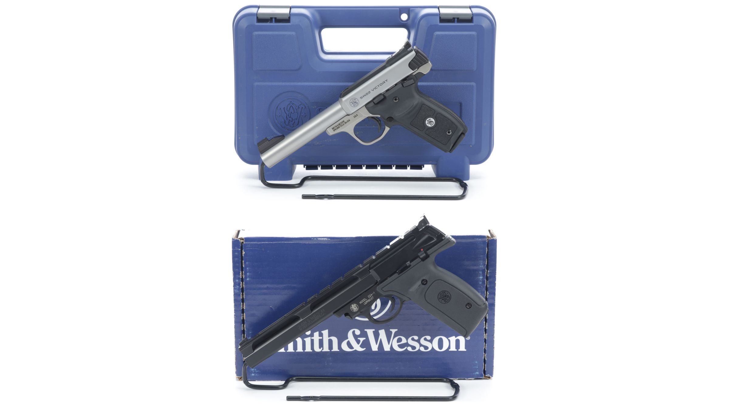 Two Smith & Wesson Semi-Automatic Pistols with Boxes | Rock Island Auction