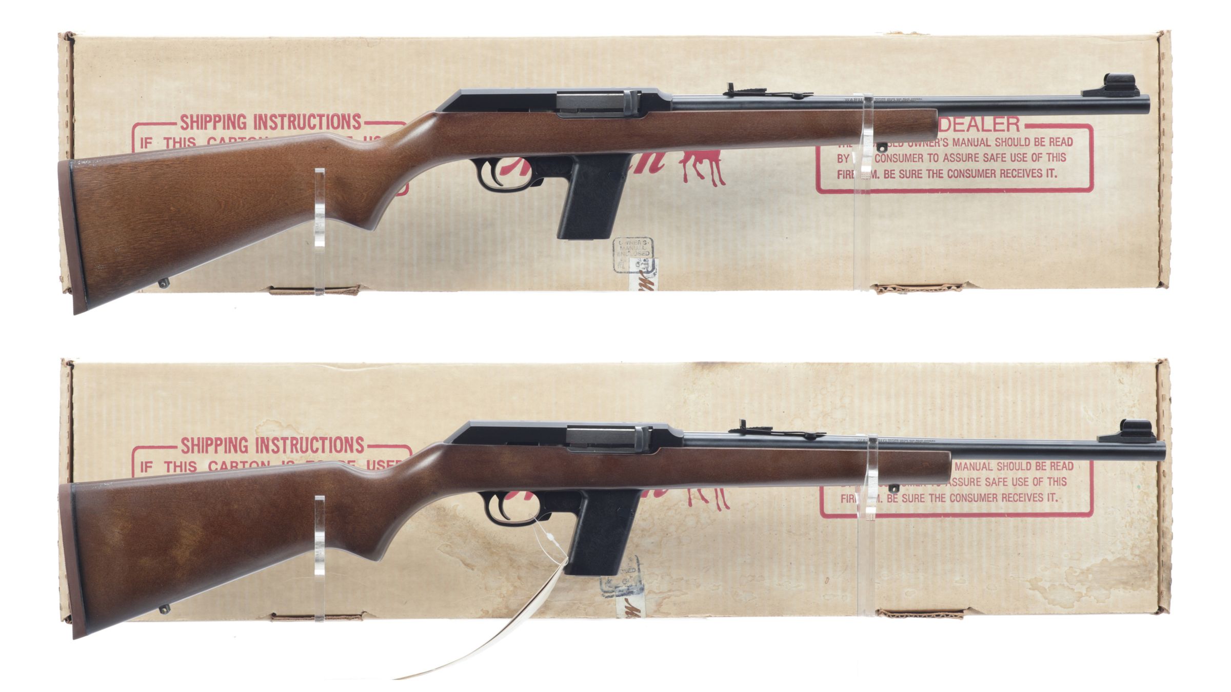 Two Marlin Model 9 Camp Semi-Automatic Carbines with Boxes | Rock ...
