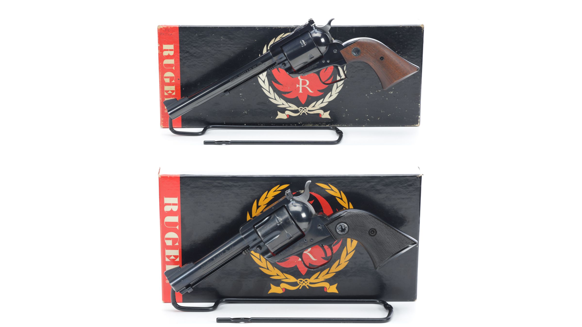 Two Ruger Single Action Revolvers with Boxes | Rock Island Auction