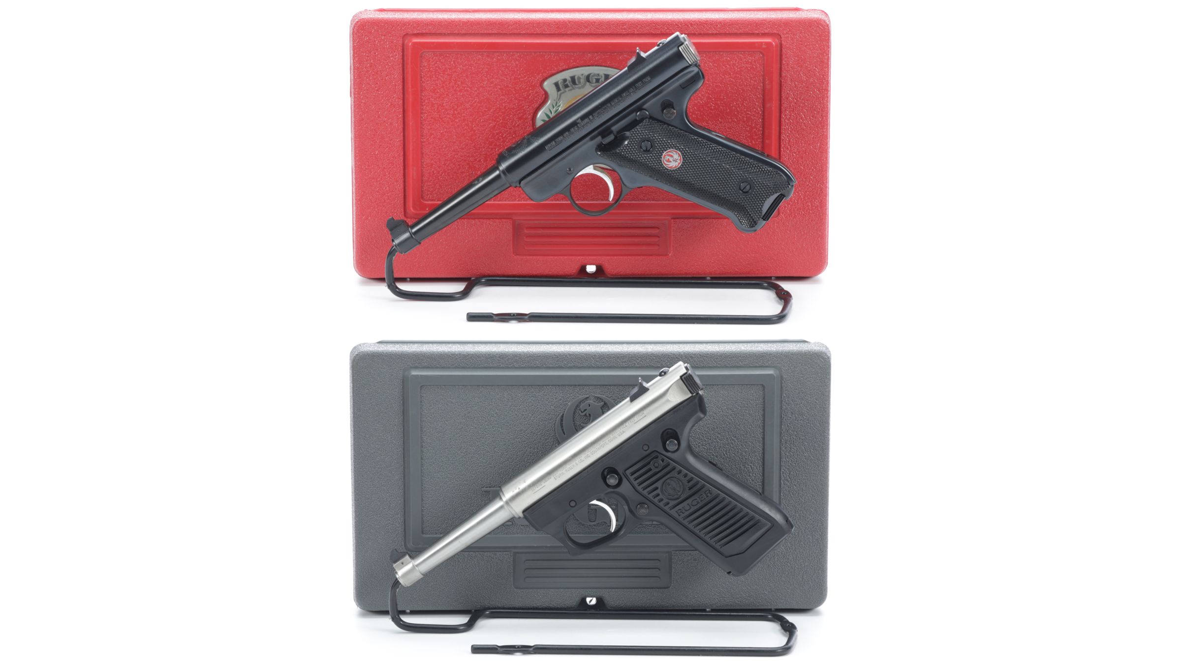 Two Ruger Semi-Automatic Pistols with Cases | Rock Island Auction
