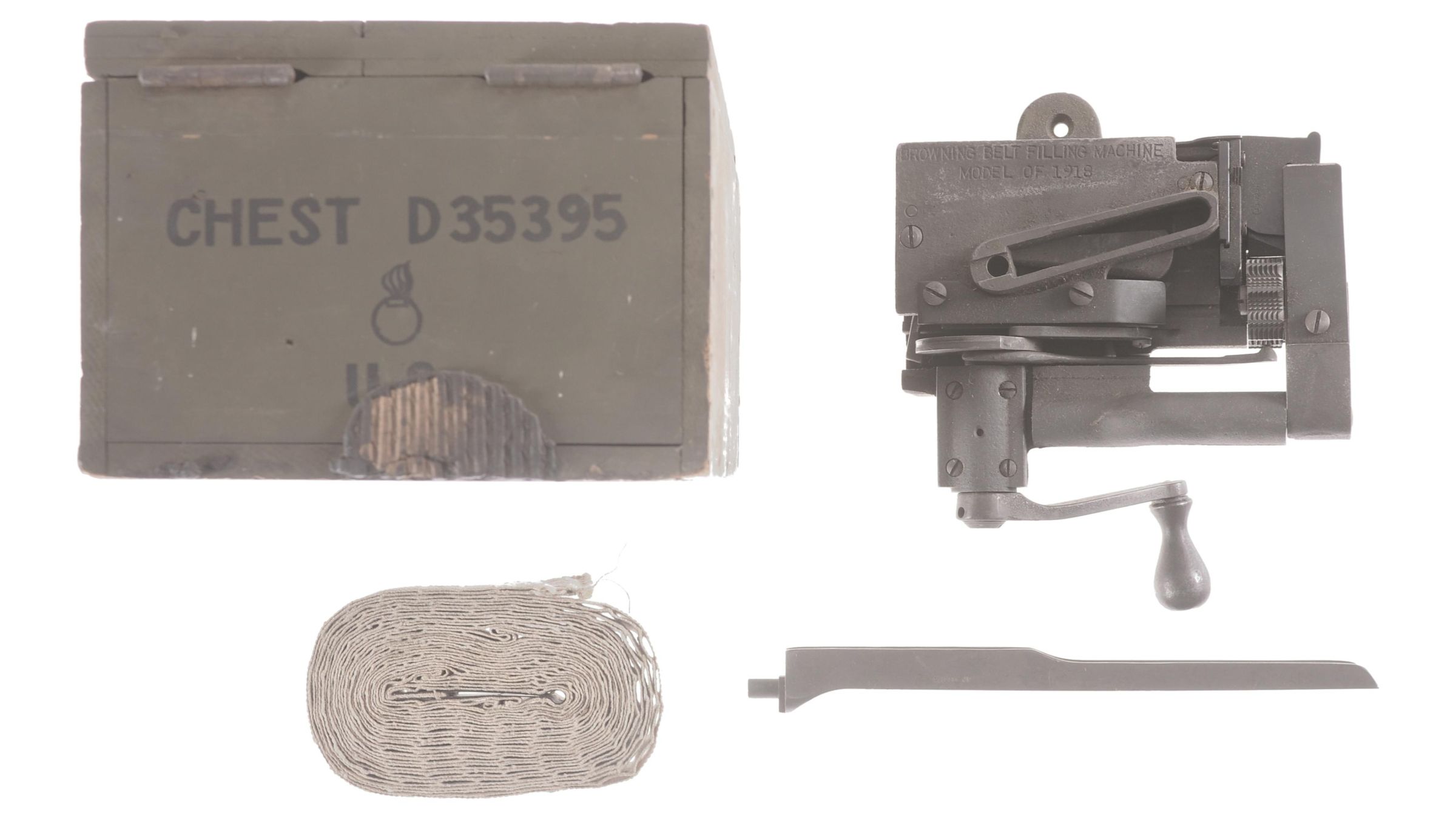 Belt Loading Tool for the Browning 1918 Machine Gun | Rock Island Auction