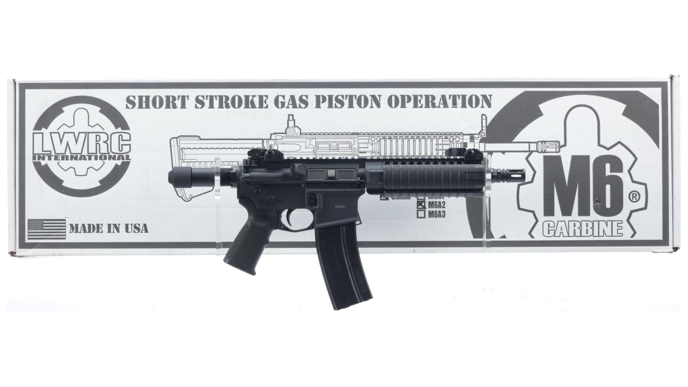 LWRC M6A2 Semi-Automatic Pistol with Box | Rock Island Auction