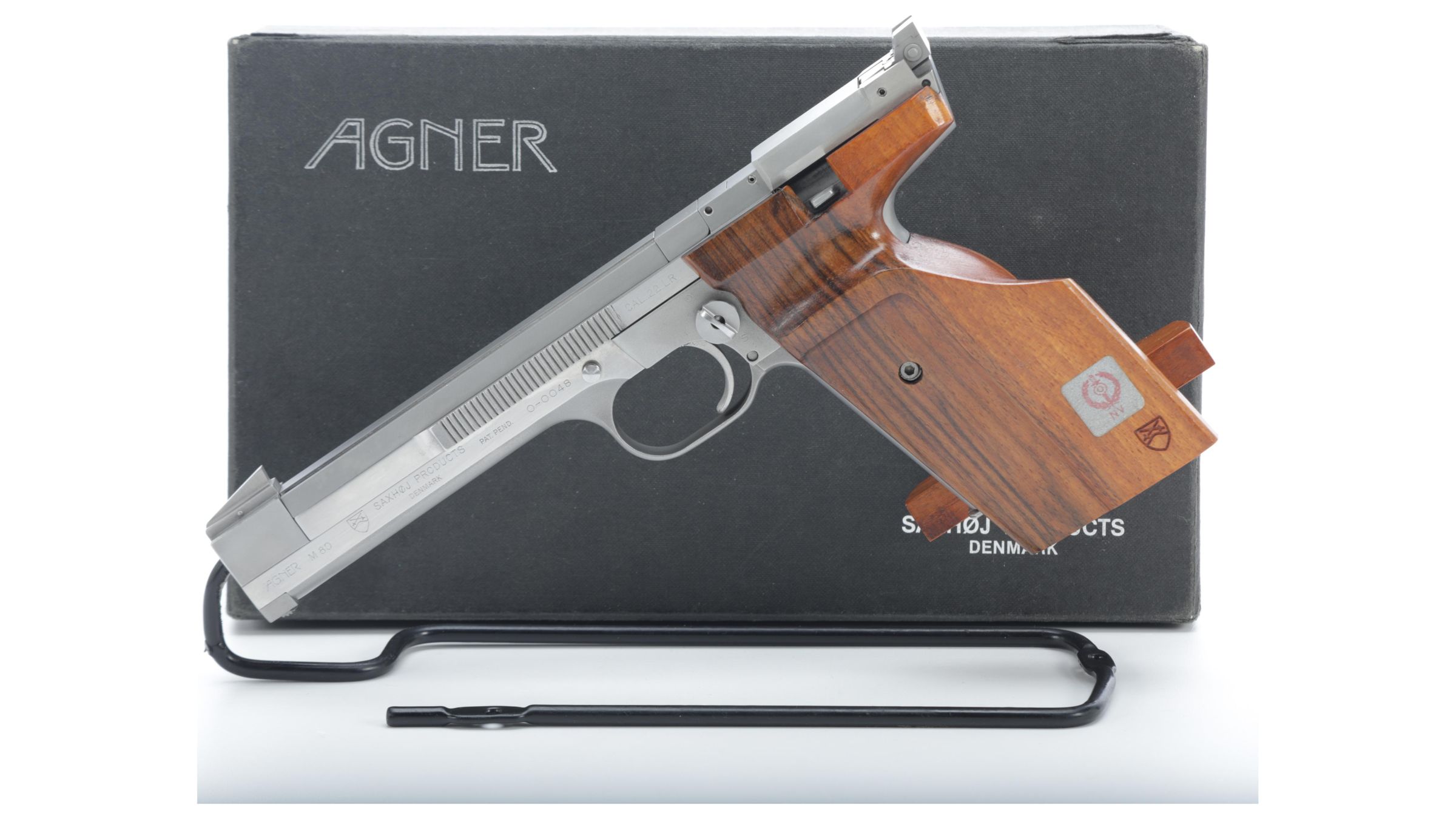 Agner Model M 80 Semi-Automatic Target Pistol with Box