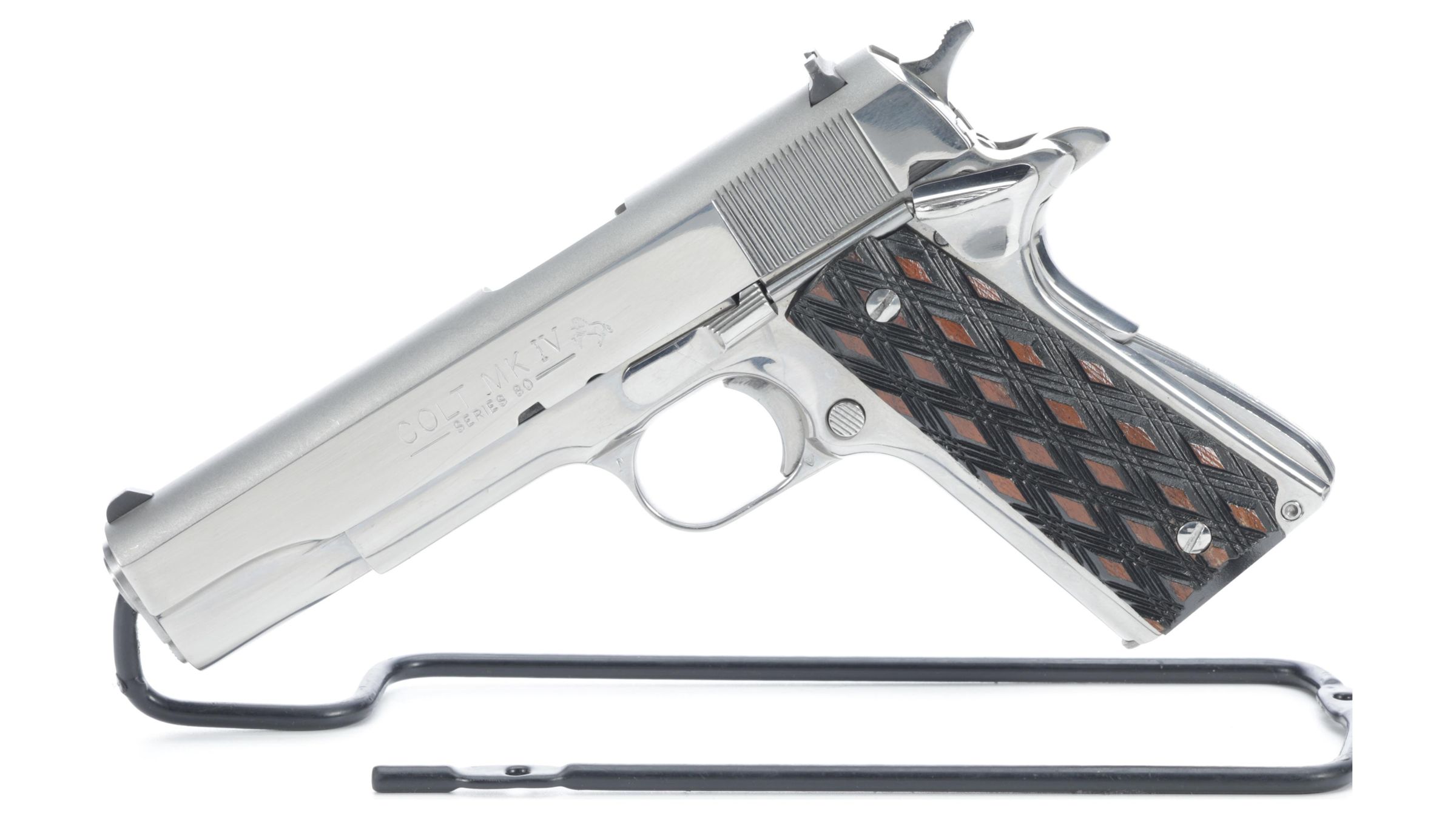 Colt Mk Iv Series 80 Government Model Semi Automatic Pistol Rock