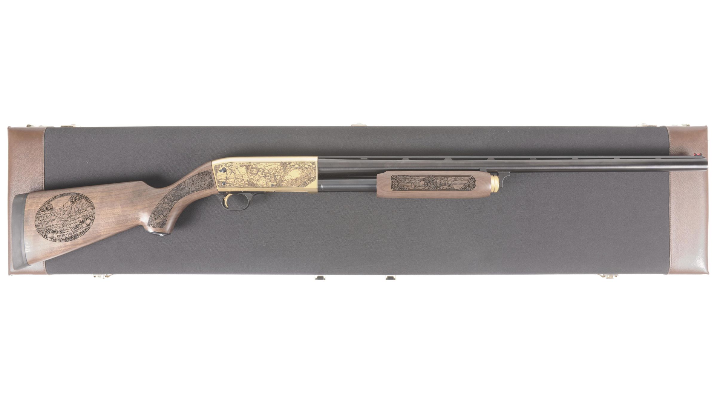 Ithaca Model 37 Featherlight 'America the Beautiful' Shotgun | Rock ...
