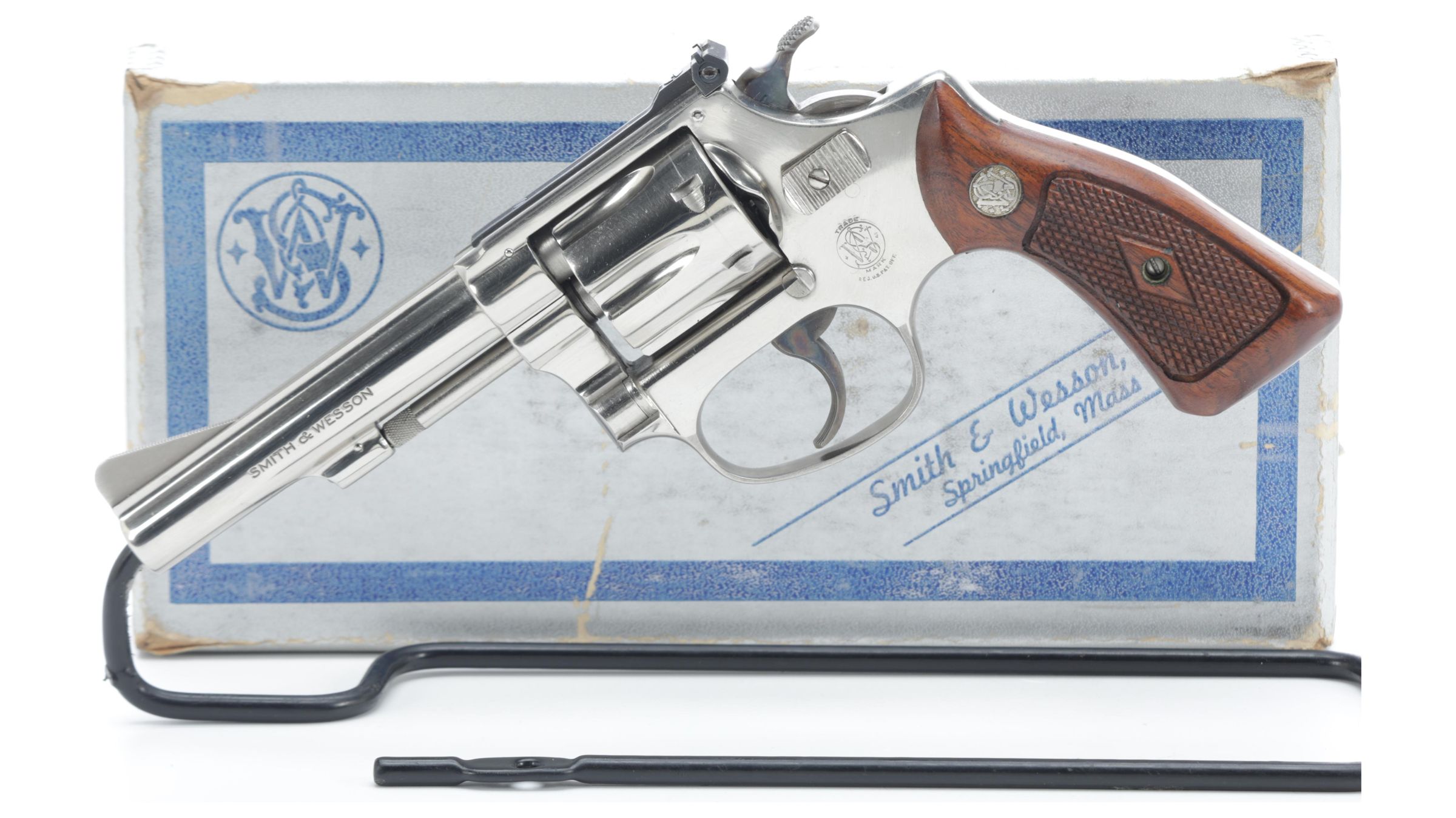 Smith & Wesson Model 34 Double Action Revolver with Box | Rock Island ...