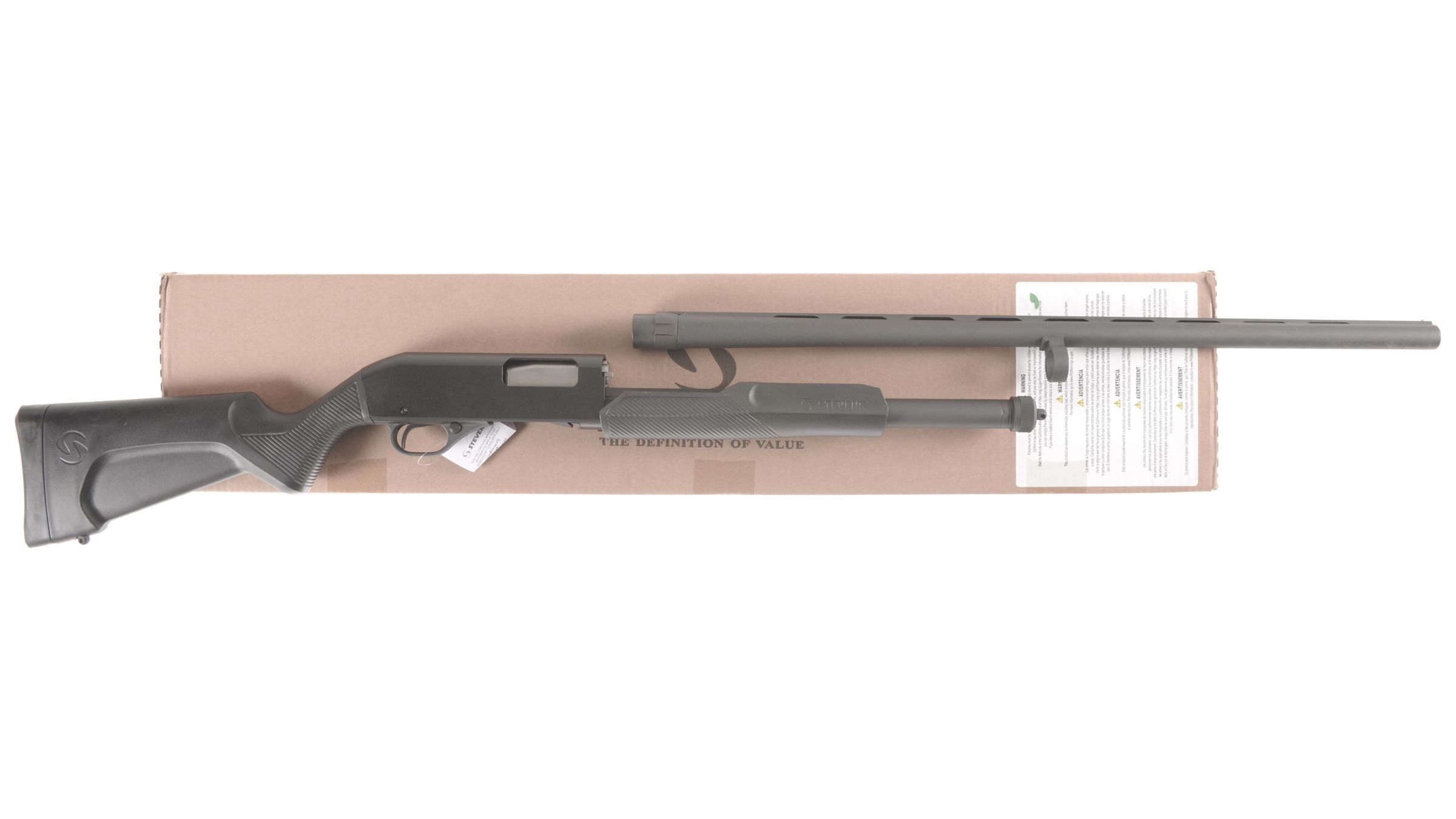 Stevens Model 320 Slide Action Shotgun with Box | Rock Island Auction