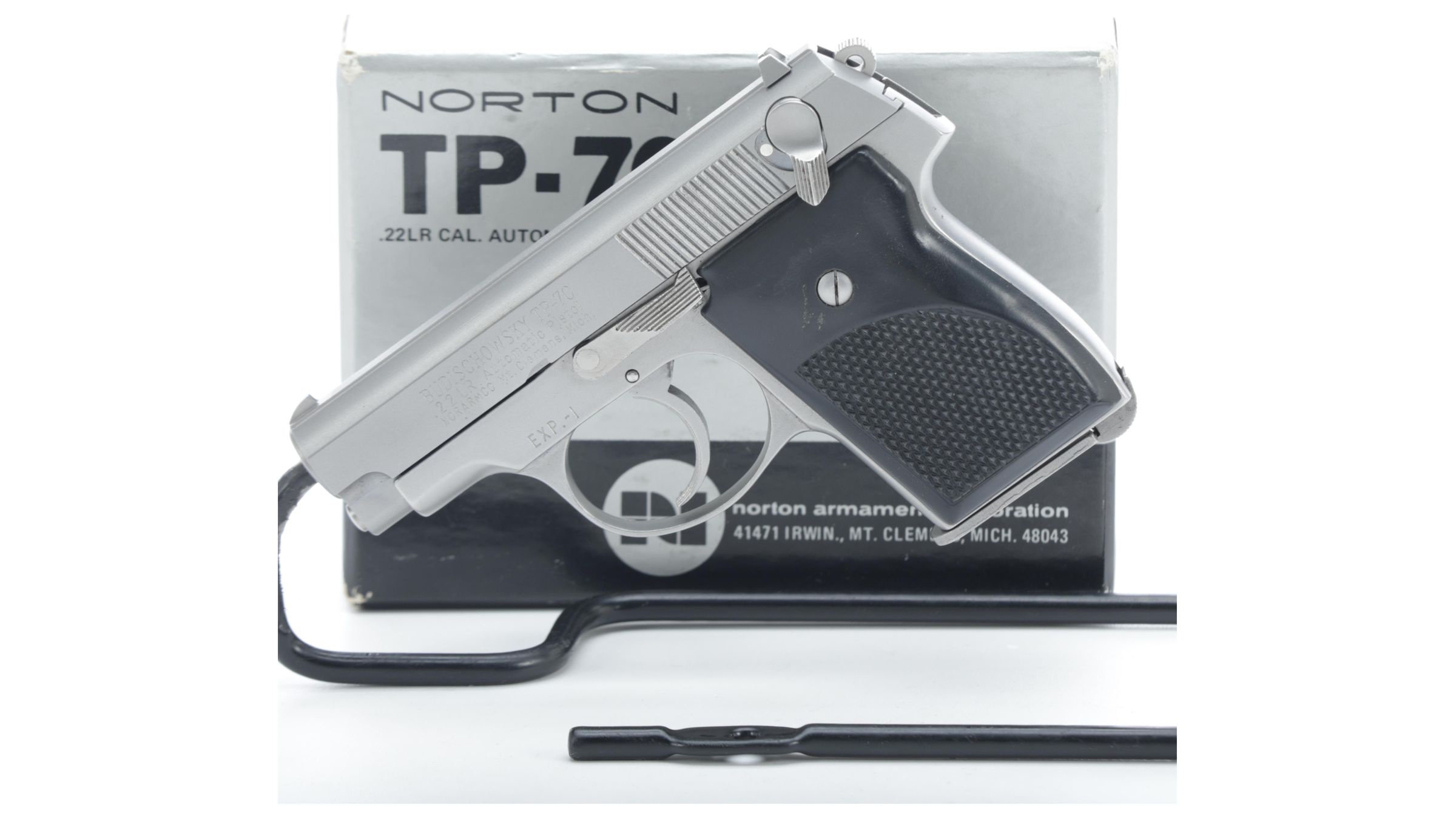 Budischowsky Model TP-70 Semi-Automatic Pistol with Box | Rock Island ...