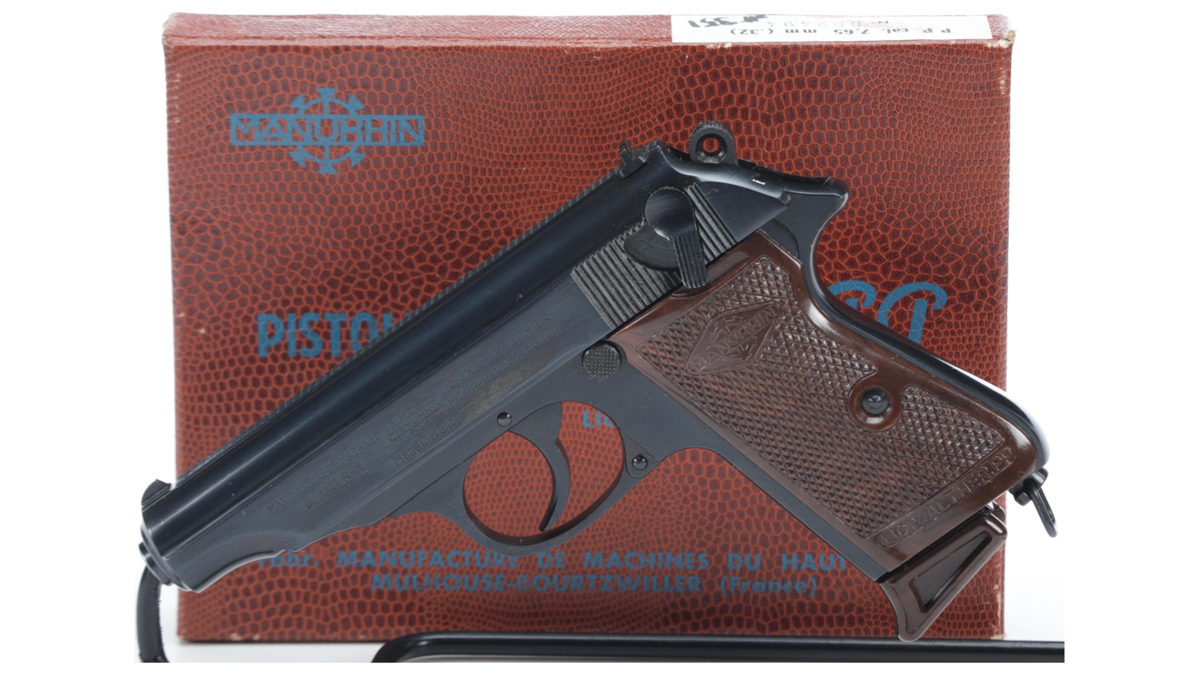 Manurhin-Walther PP Semi-Automatic Pistol with Box | Rock Island Auction