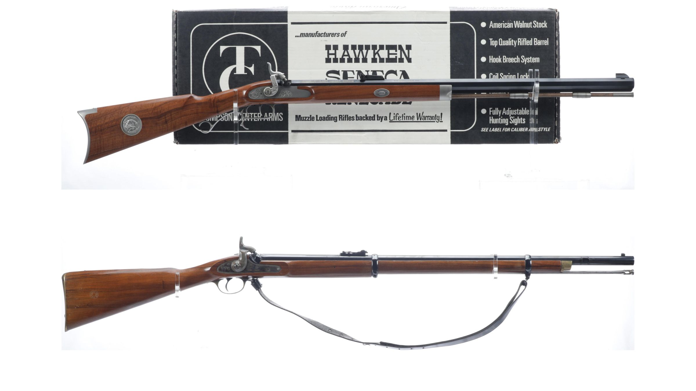 Two Contemporary Percussion Rifles | Rock Island Auction