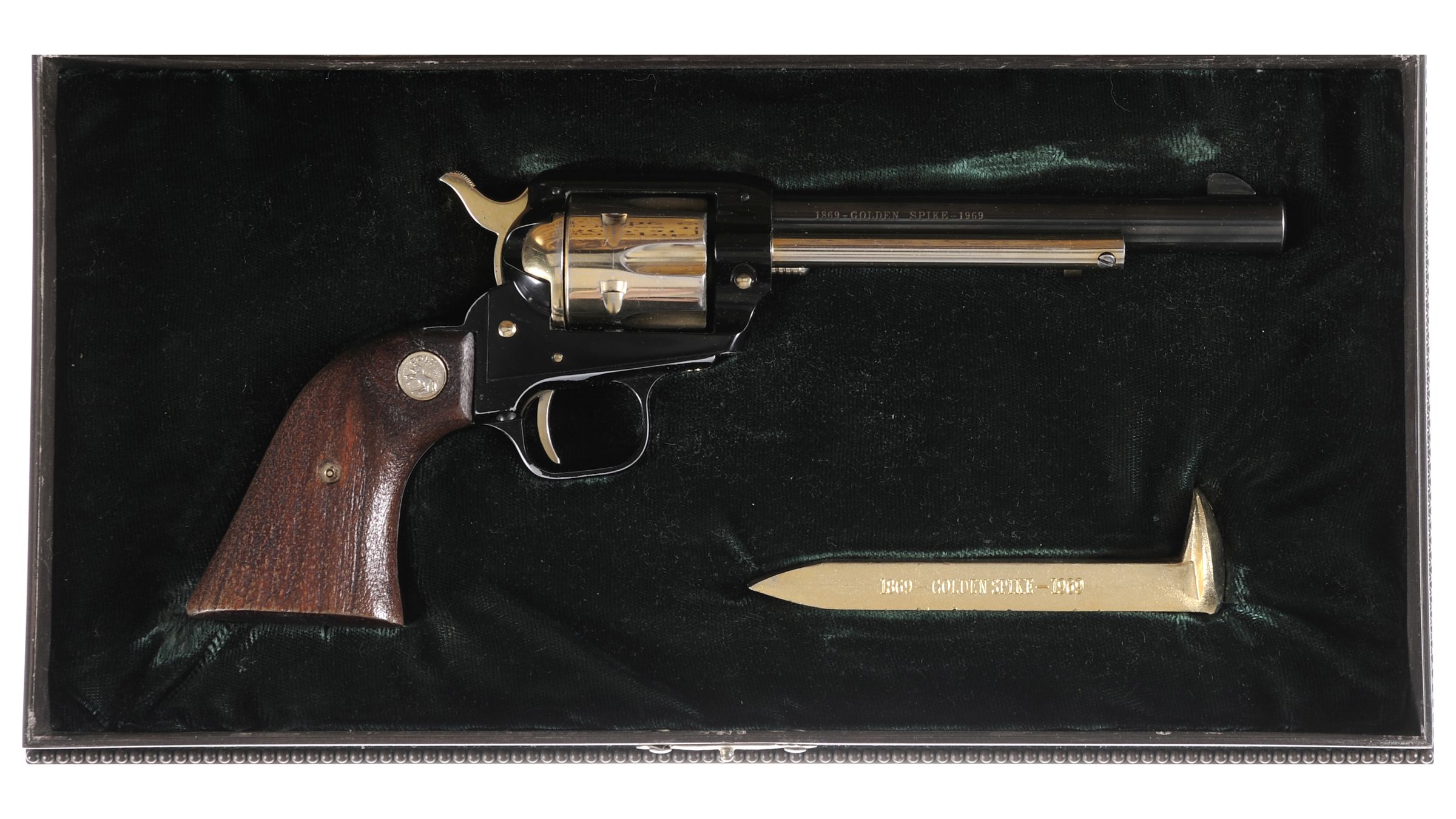 Colt Frontier Scout Golden Spike Commemorative Revolver | Rock Island ...