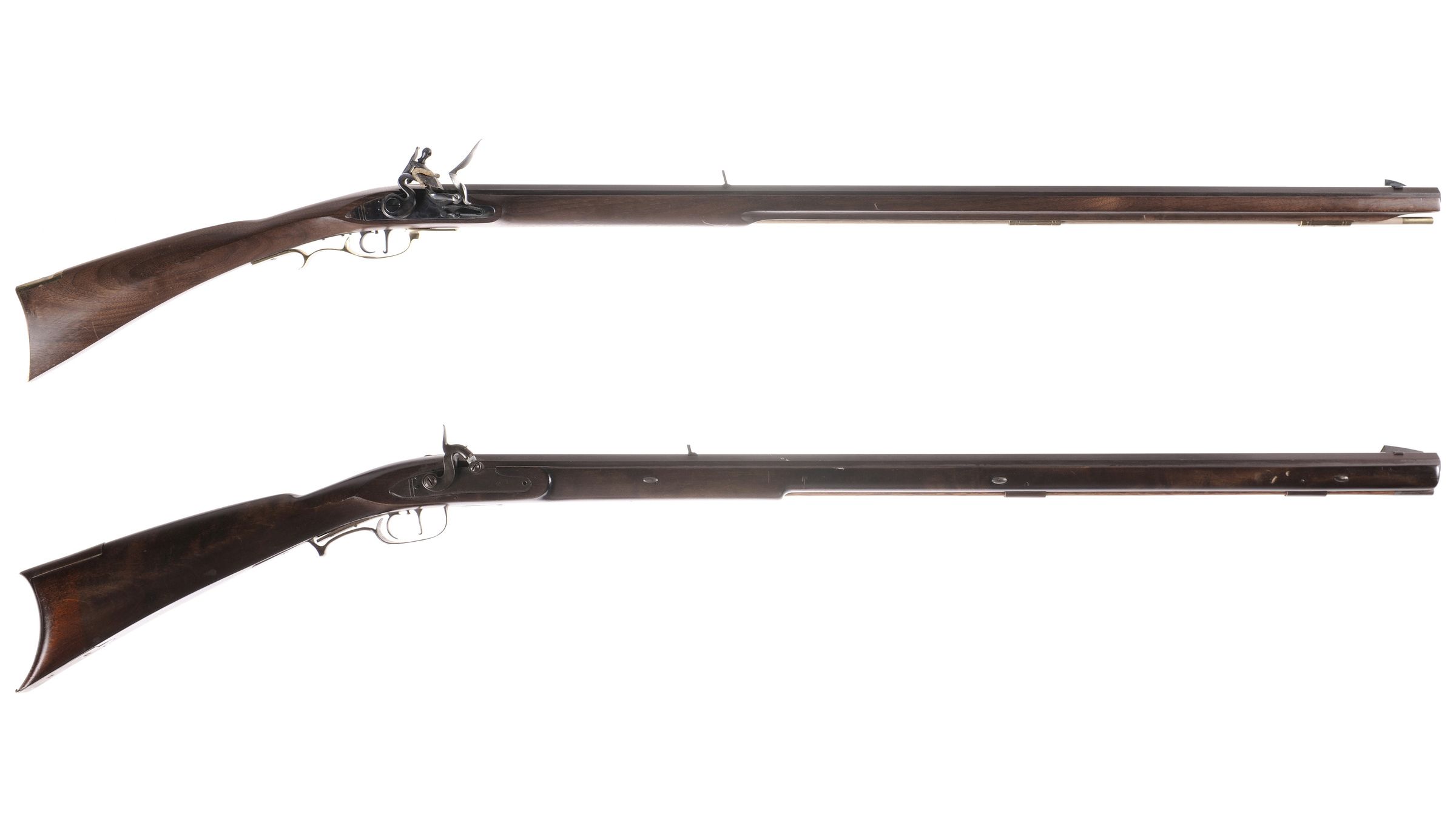 Two Reproduction Single Shot Black Powder Rifles | Rock Island Auction