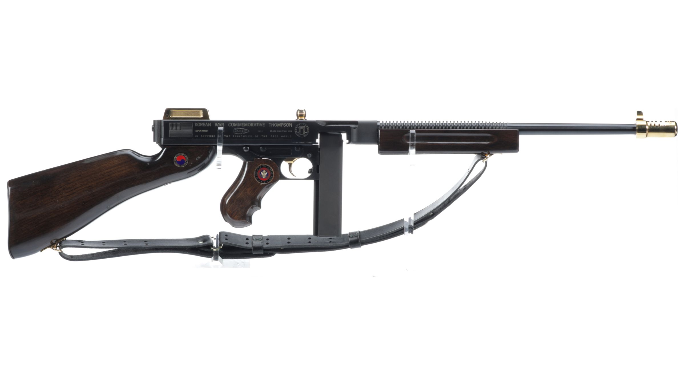 Cased Auto Ordnance Korean War Commemorative Thompson Rifle | Rock ...