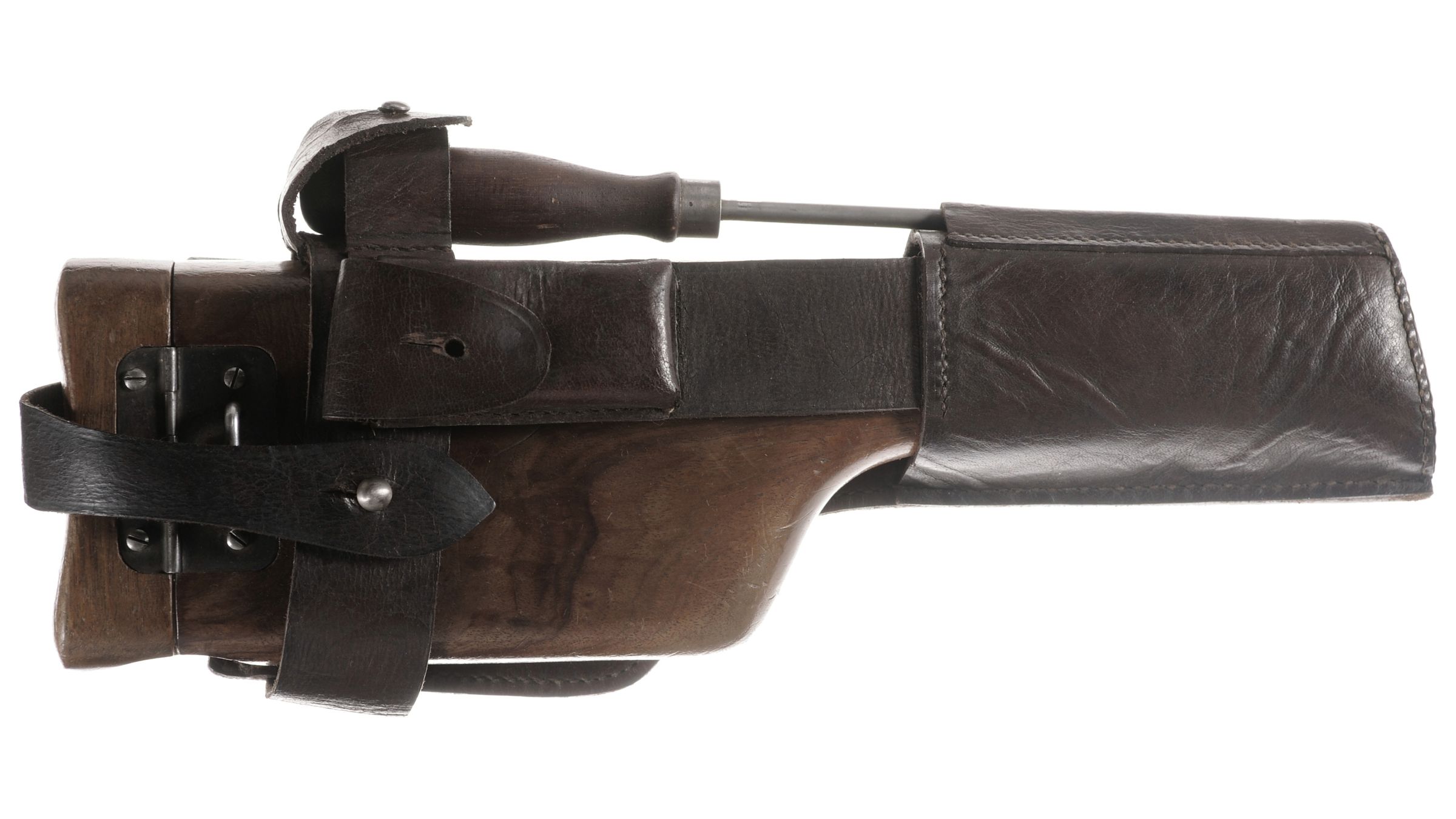Mauser C96 Broomhandle Style Stock with Leather Holster | Rock Island ...