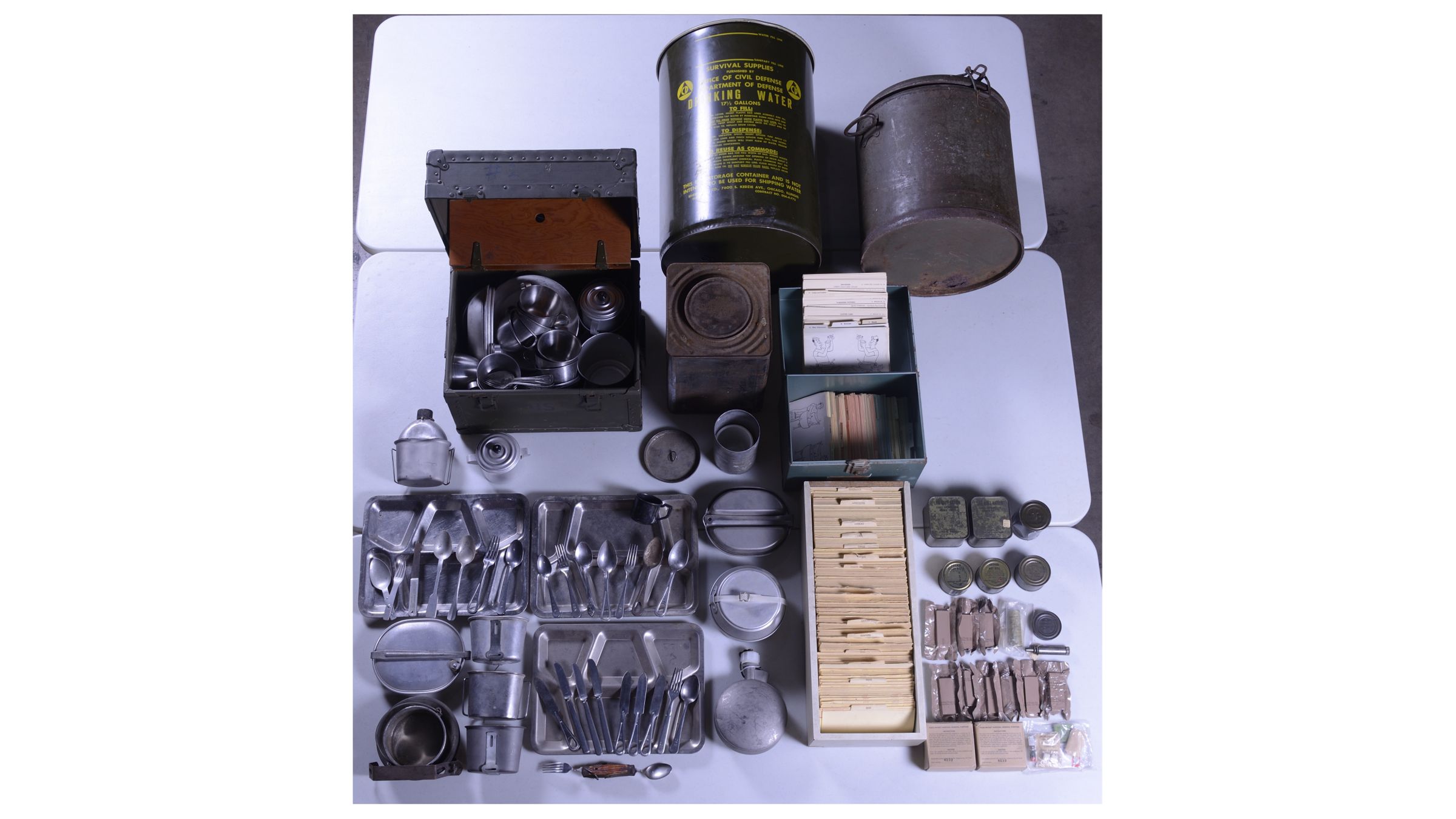 Group of U.S. Mess Gear, Kits, and Rations | Rock Island Auction