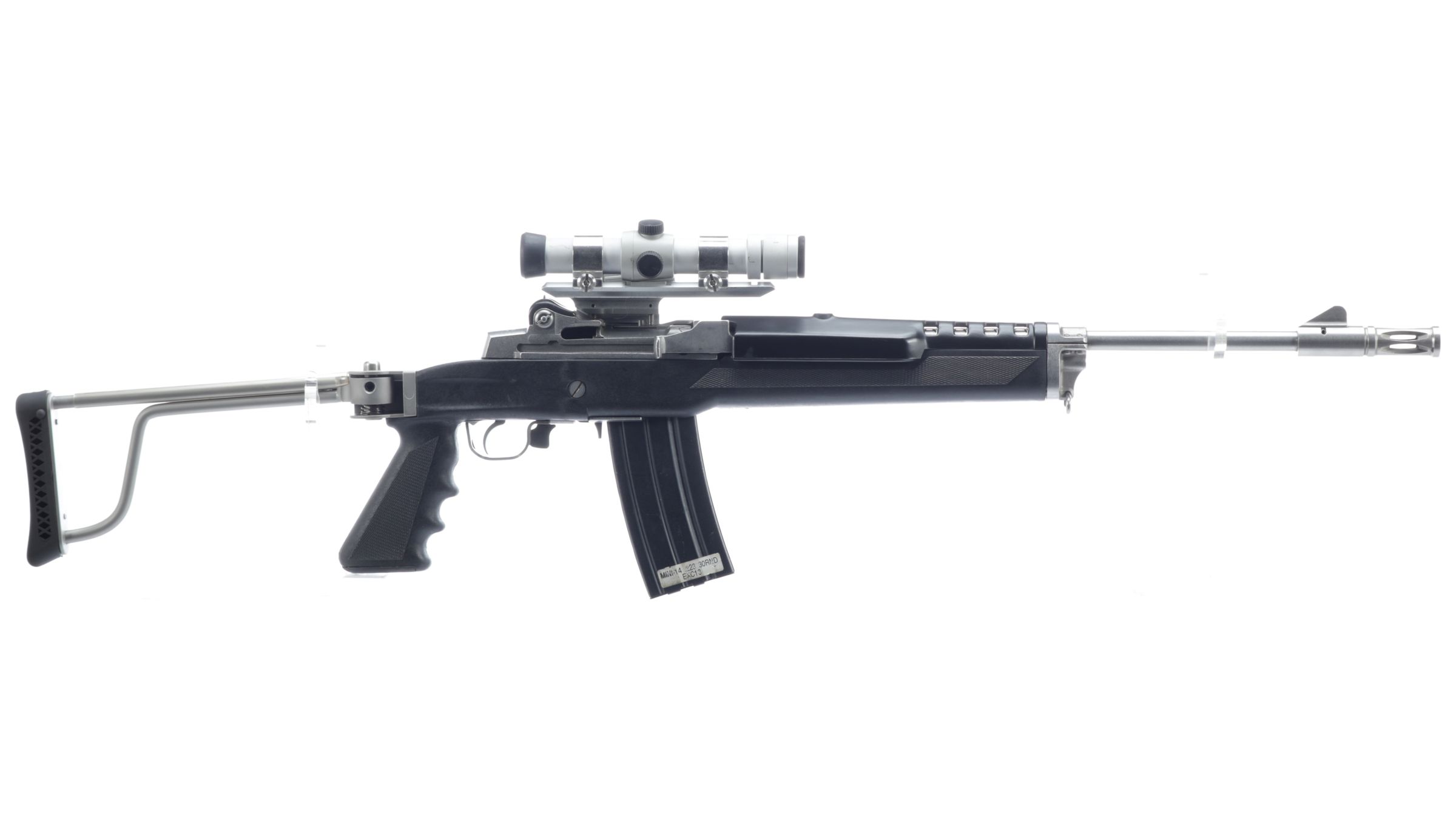 Ruger Mini-14 Semi-Automatic Rifle with Red Dot Sight | Rock Island Auction