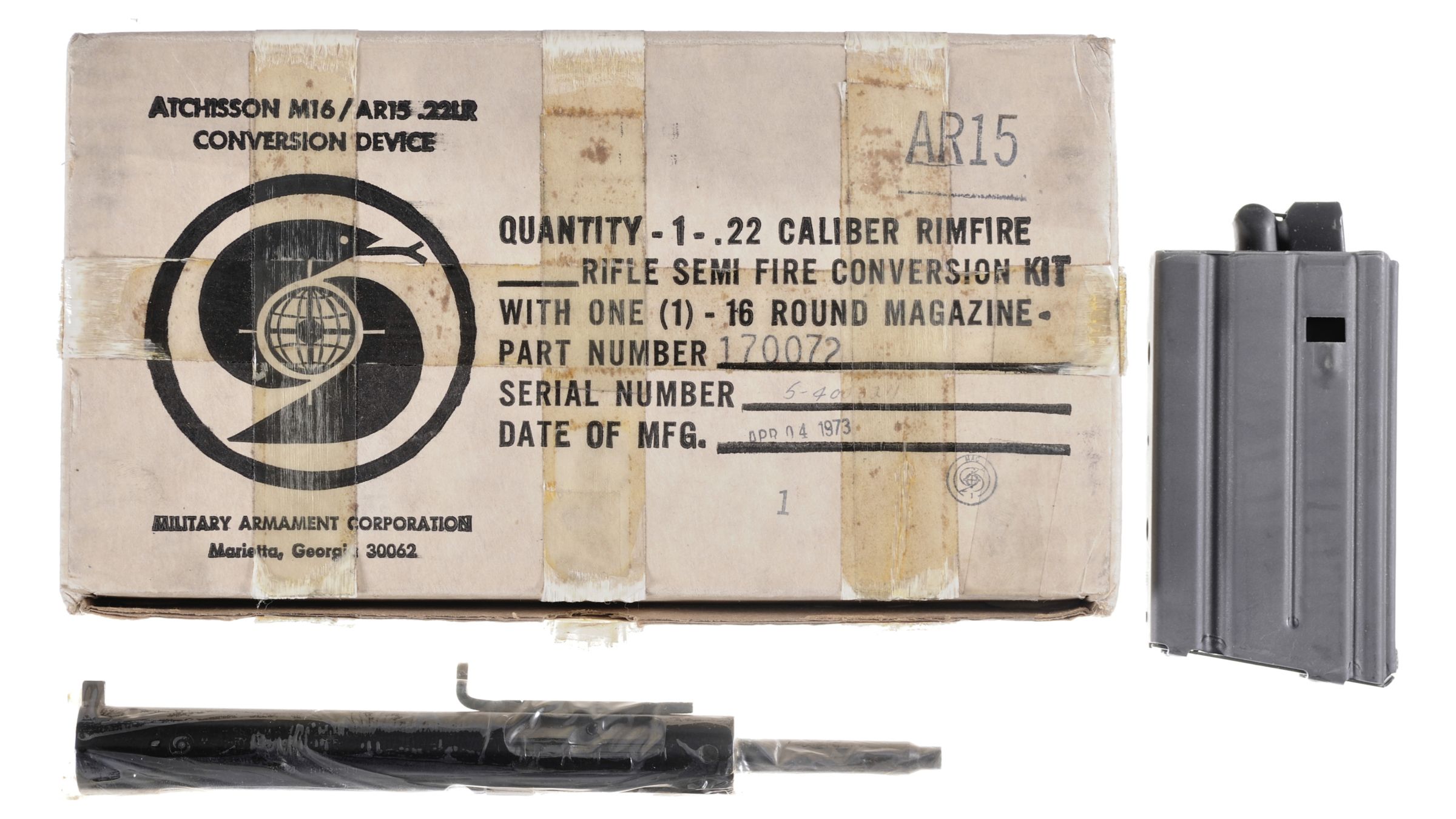 Military Armament Corp. Atchisson M16/AR15 .22LR Conversion Kit | Rock ...