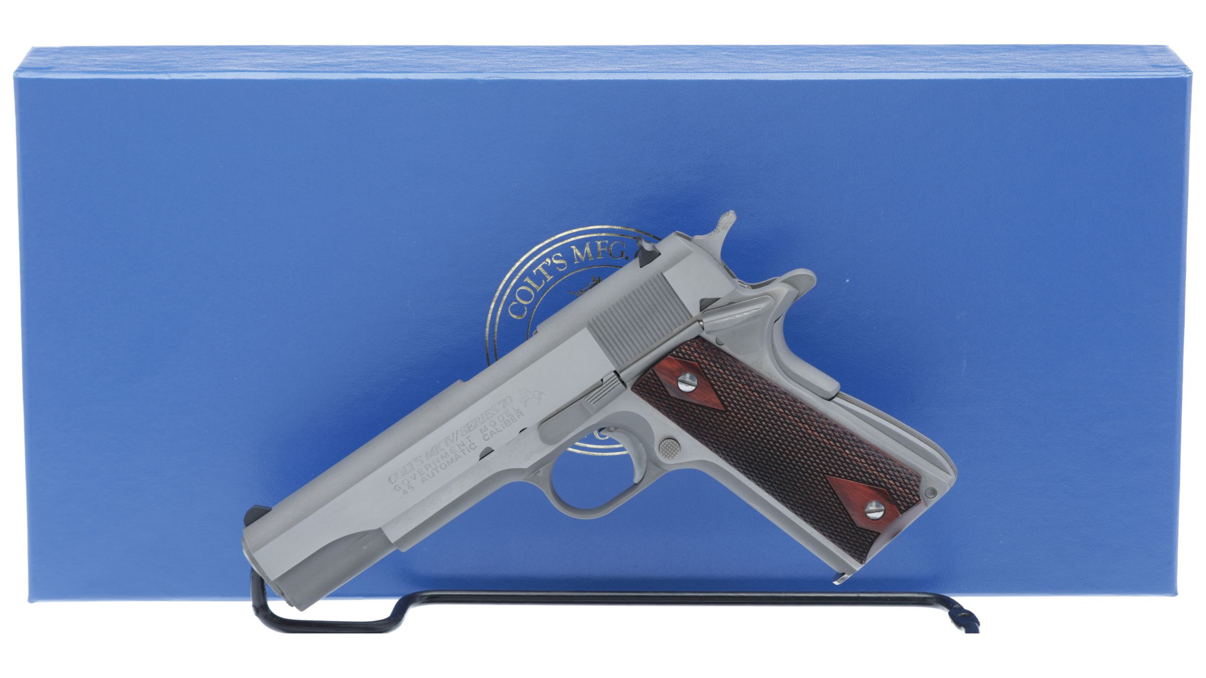 Colt Mk Iv Series 70 Government Model Semi Automatic Pistol Rock
