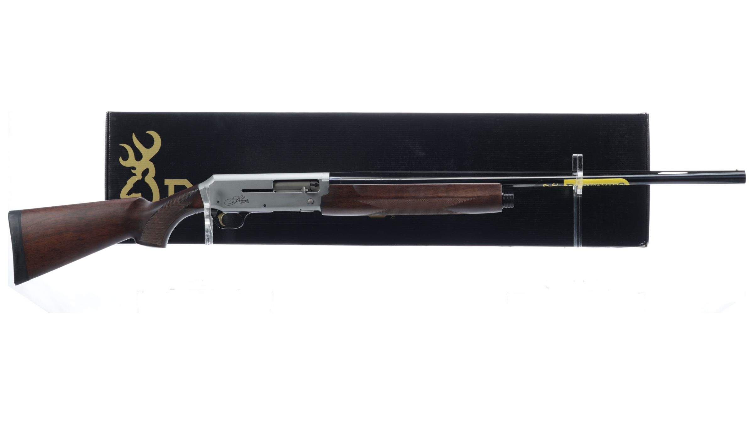 Browning Silver Hunter Semi-Automatic Shotgun with Box | Rock Island ...