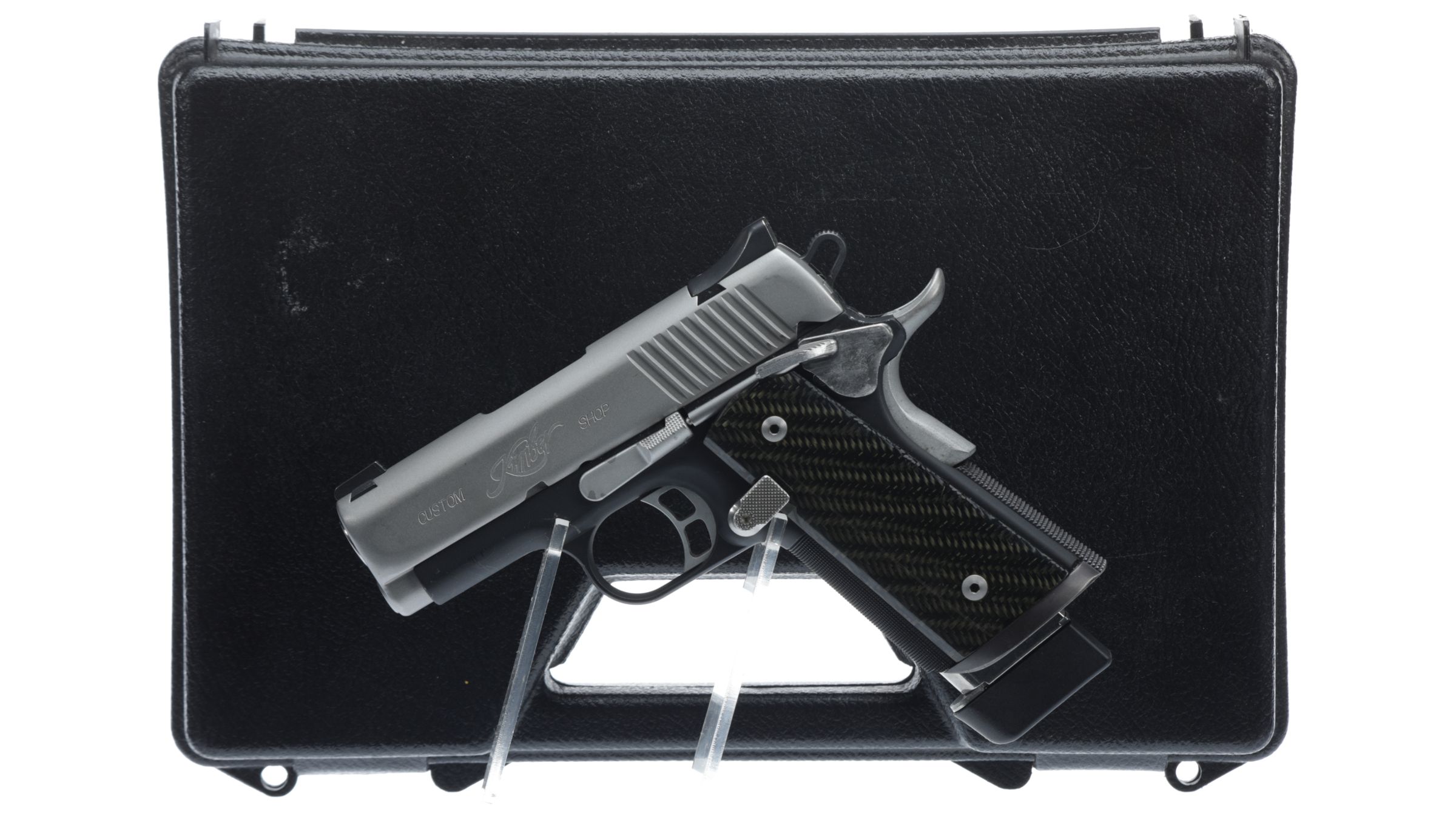 Kimber Custom Shop Ultra Elite Semi Automatic Pistol With Case Rock