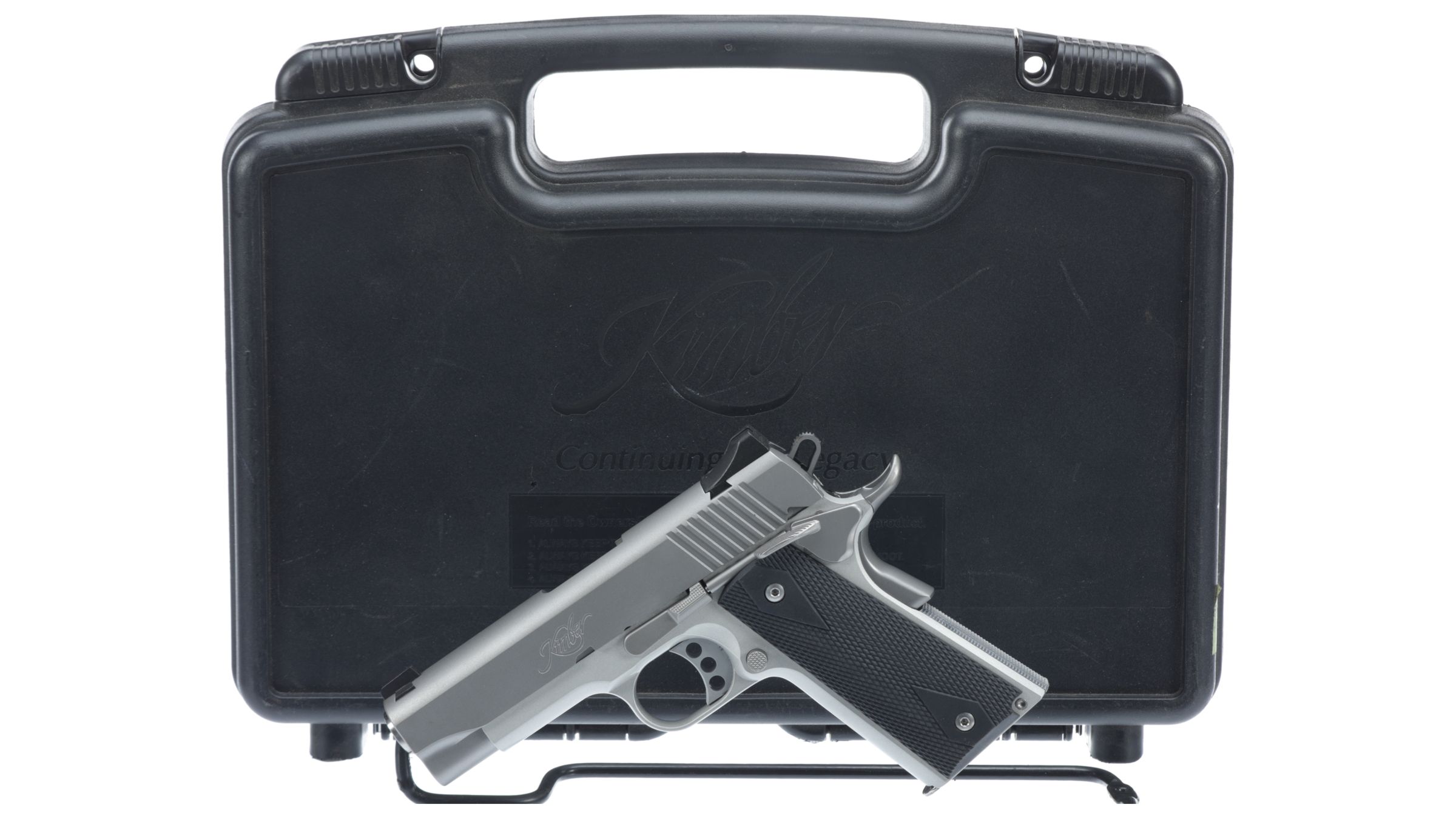 Kimber Stainless Pro Carry Ii Semi Automatic Pistol With Case Rock