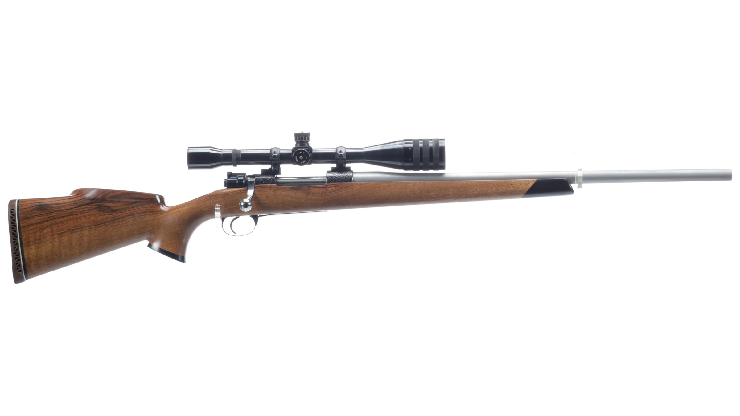 Engraved Mauser Style Rifle with R.E. McCluskey Barrel | Rock Island ...