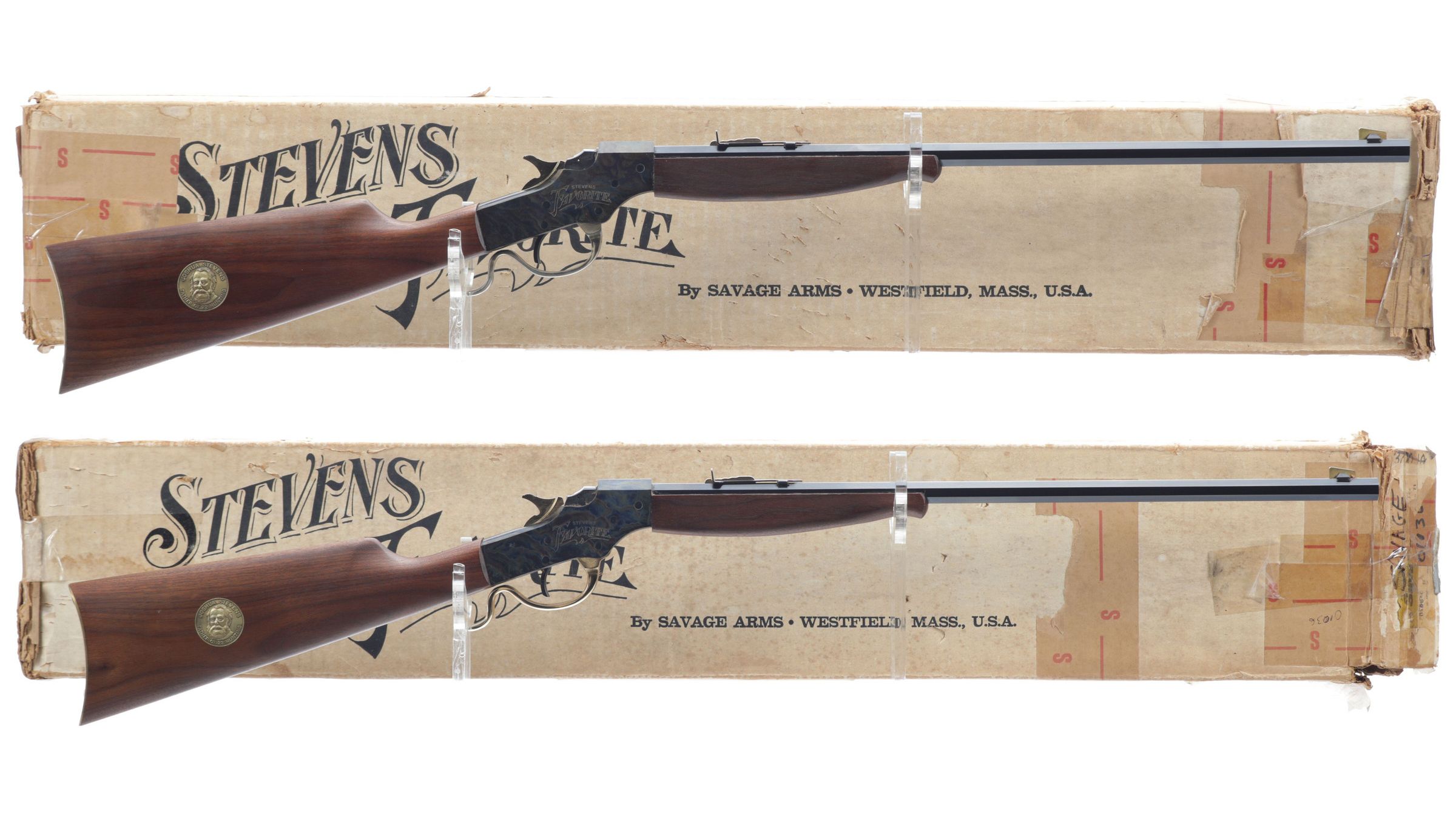 Consecutive Pair of Savage Model 71 Stevens Favorite Rifles | Rock ...