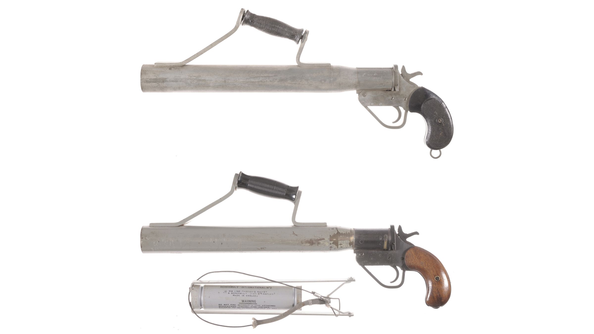 Two British Line Throwing Pistols | Rock Island Auction