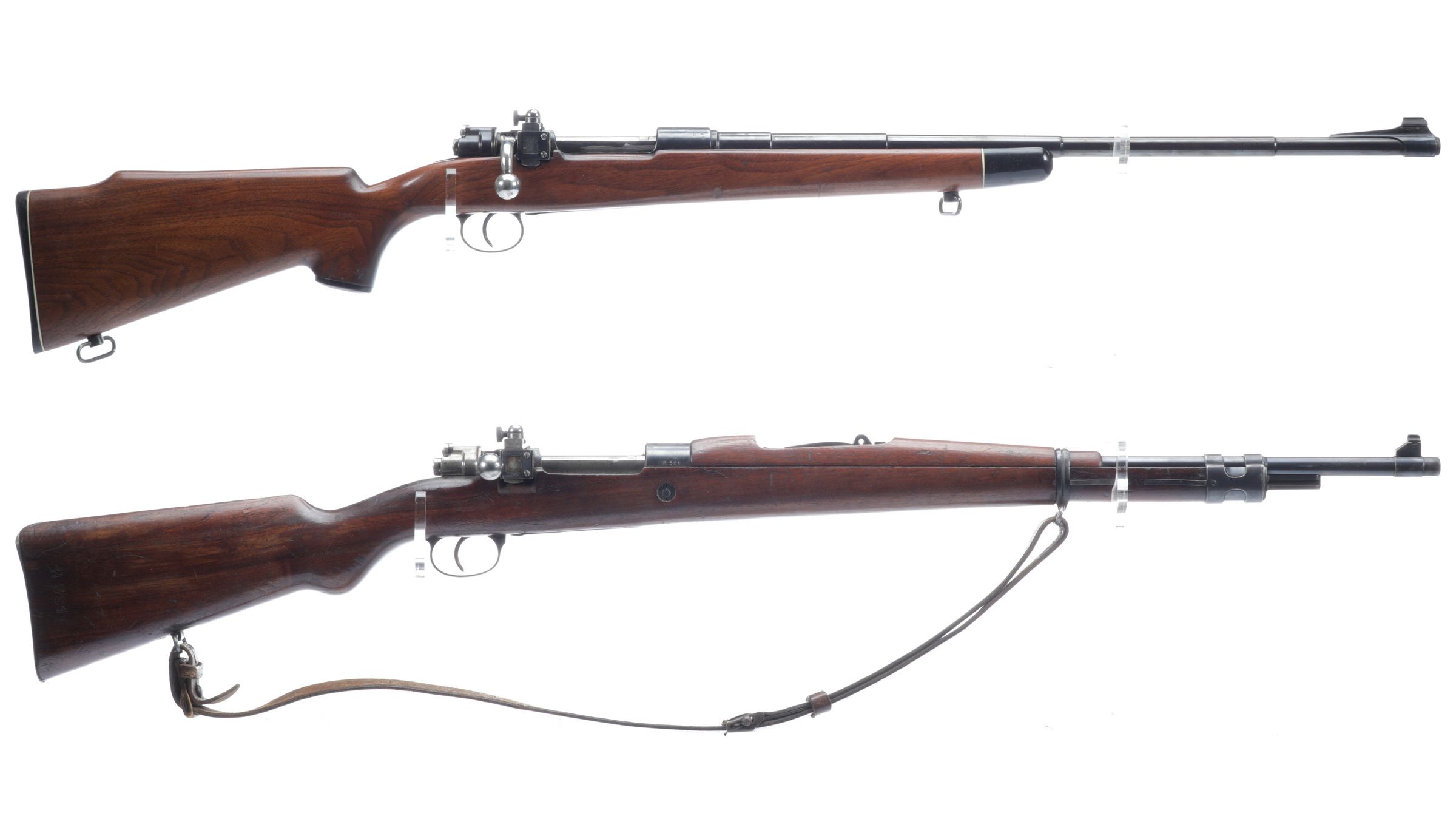 Two Mauser 98 Style Bolt Action Rifles | Rock Island Auction