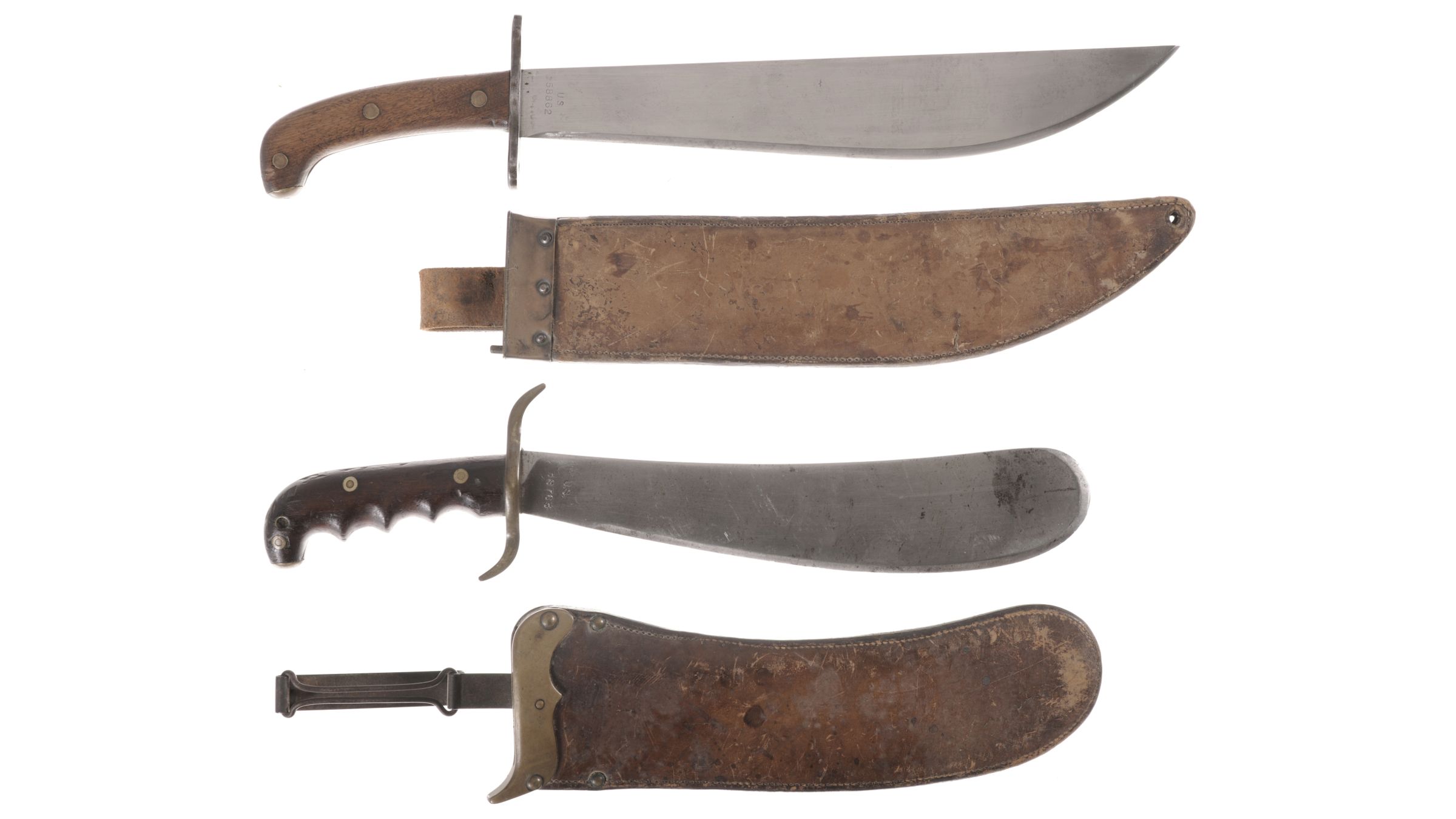 Two U.S. Military Bolo Knives | Rock Island Auction