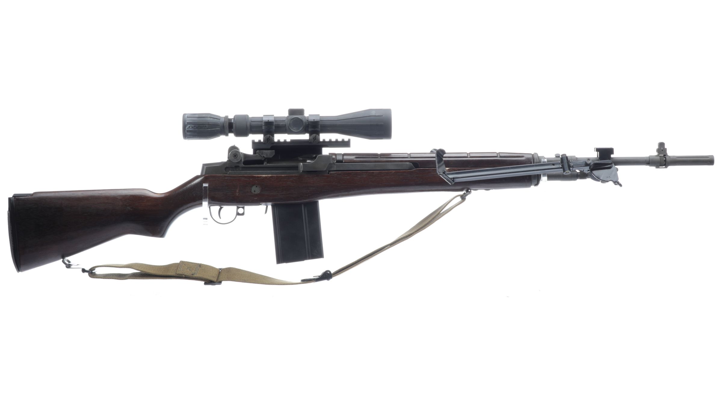PolyTech M-14S Semi-Automatic Rifle with Scope | Rock Island Auction