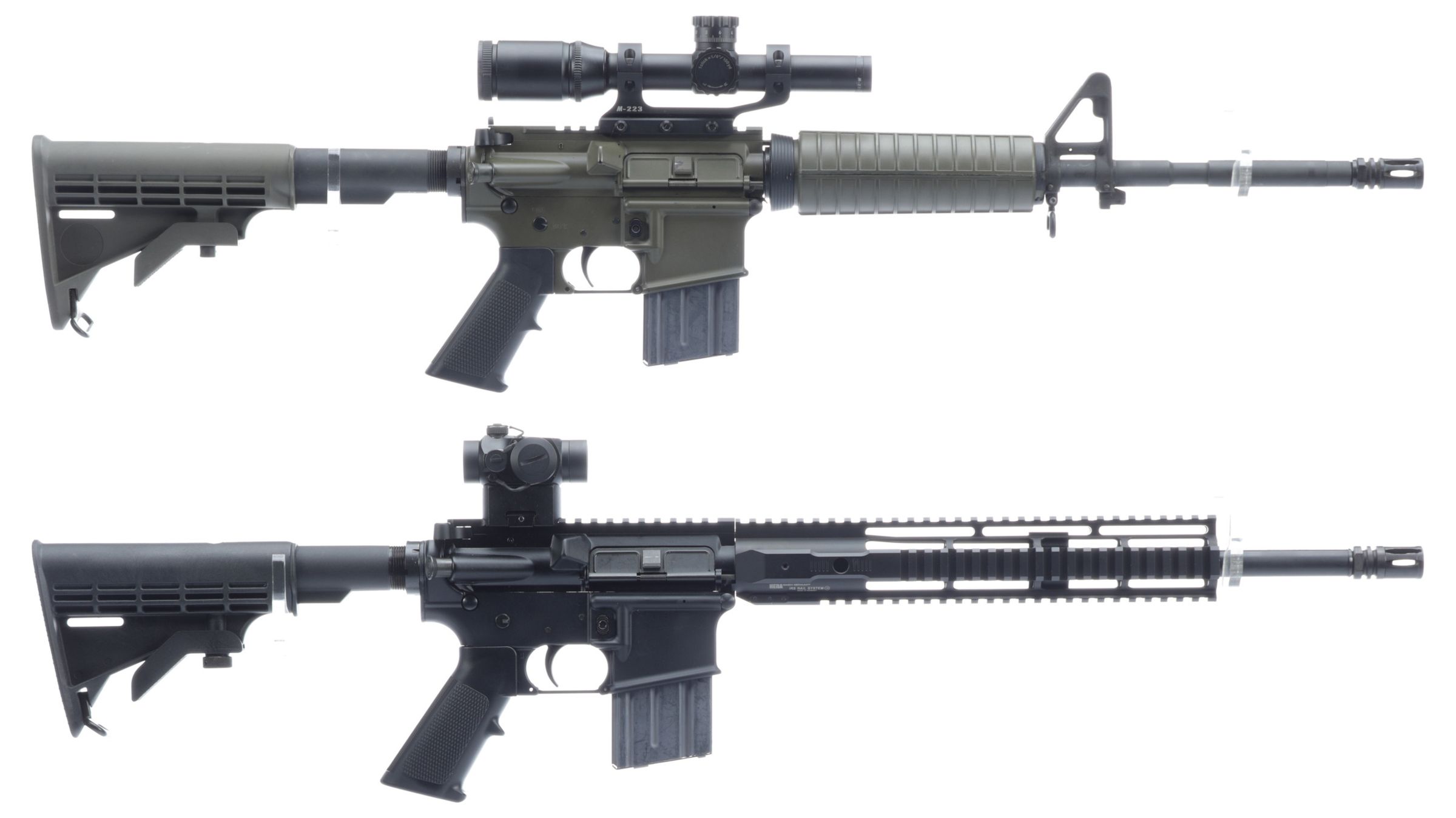Two AR-15 Semi-Automatic Rifles | Rock Island Auction