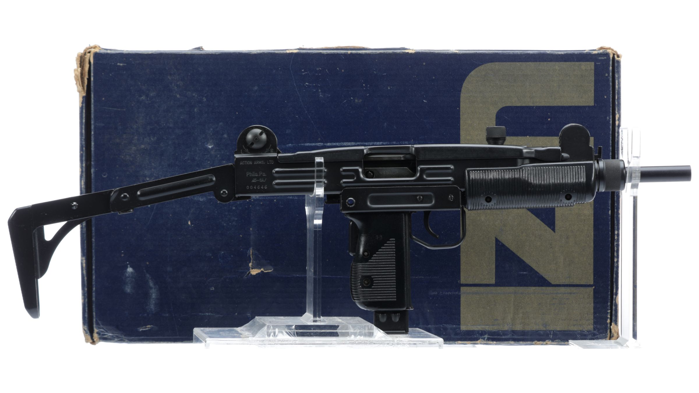 Uzi Model B Semiautomatic Carbine With 45 Acp Conversion