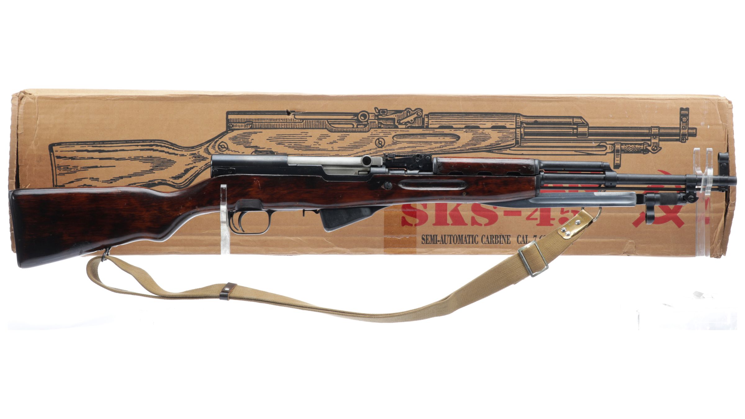 Tula Arsenal SKS Semi-Automatic Rifle with Box | Rock Island Auction