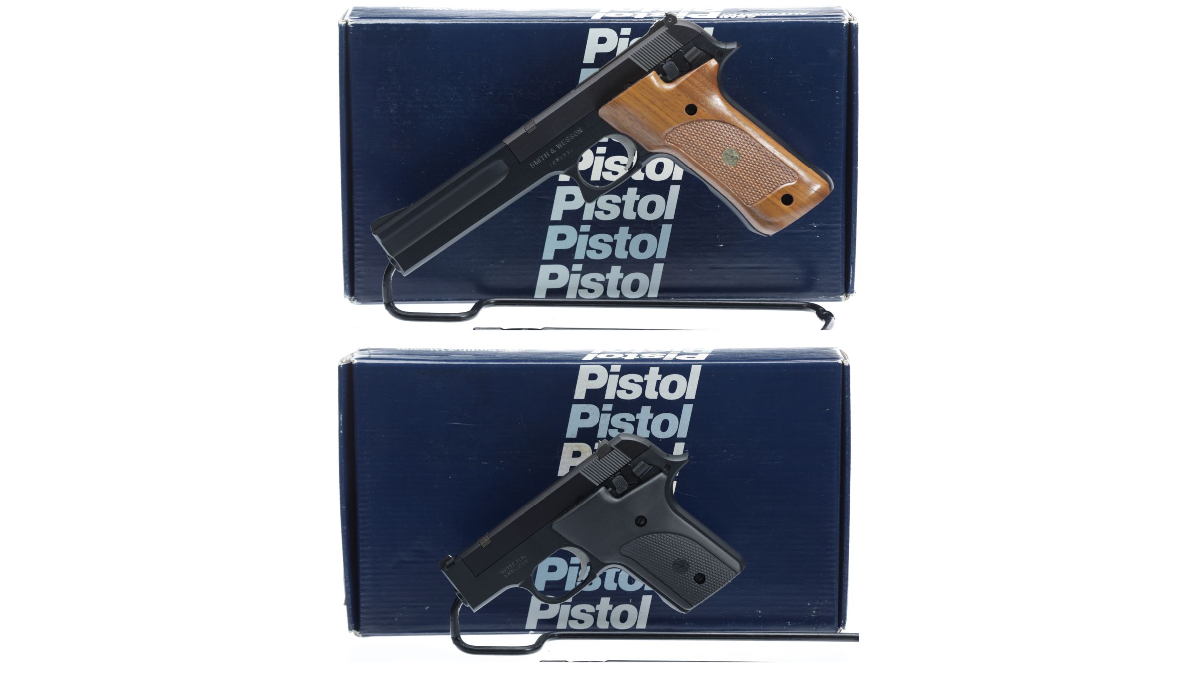Two Smith & Wesson Semi-Automatic Pistols with Boxes | Rock Island Auction