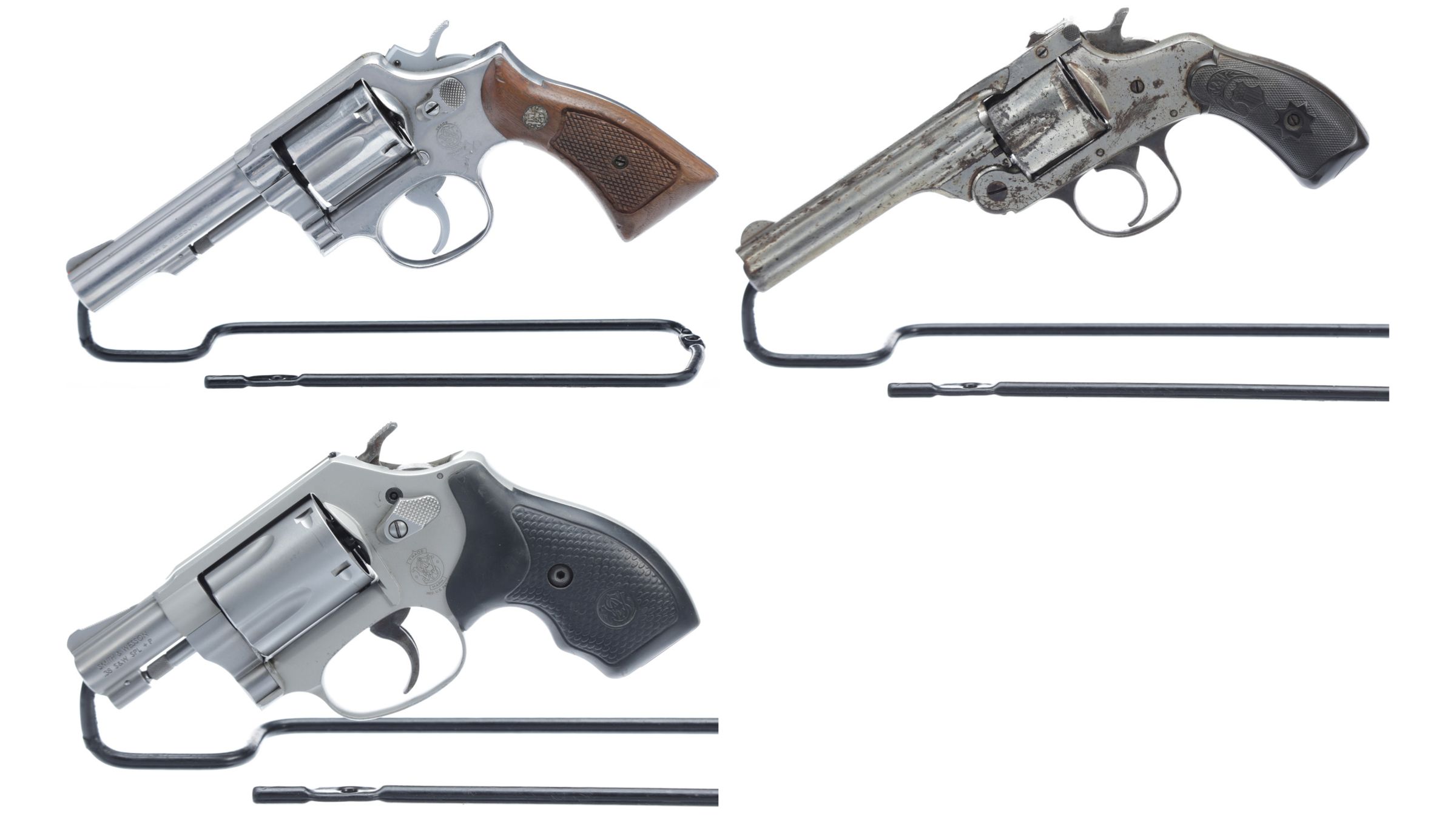 Three Double Action Revolvers | Rock Island Auction