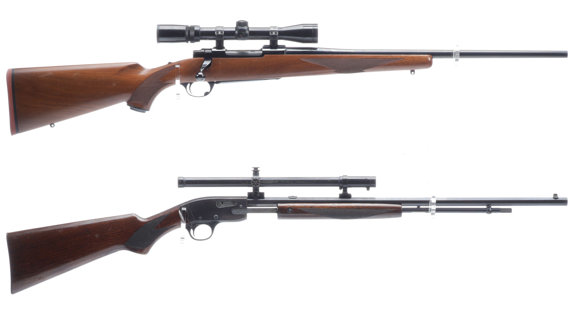 Two Rifles with Scopes | Rock Island Auction