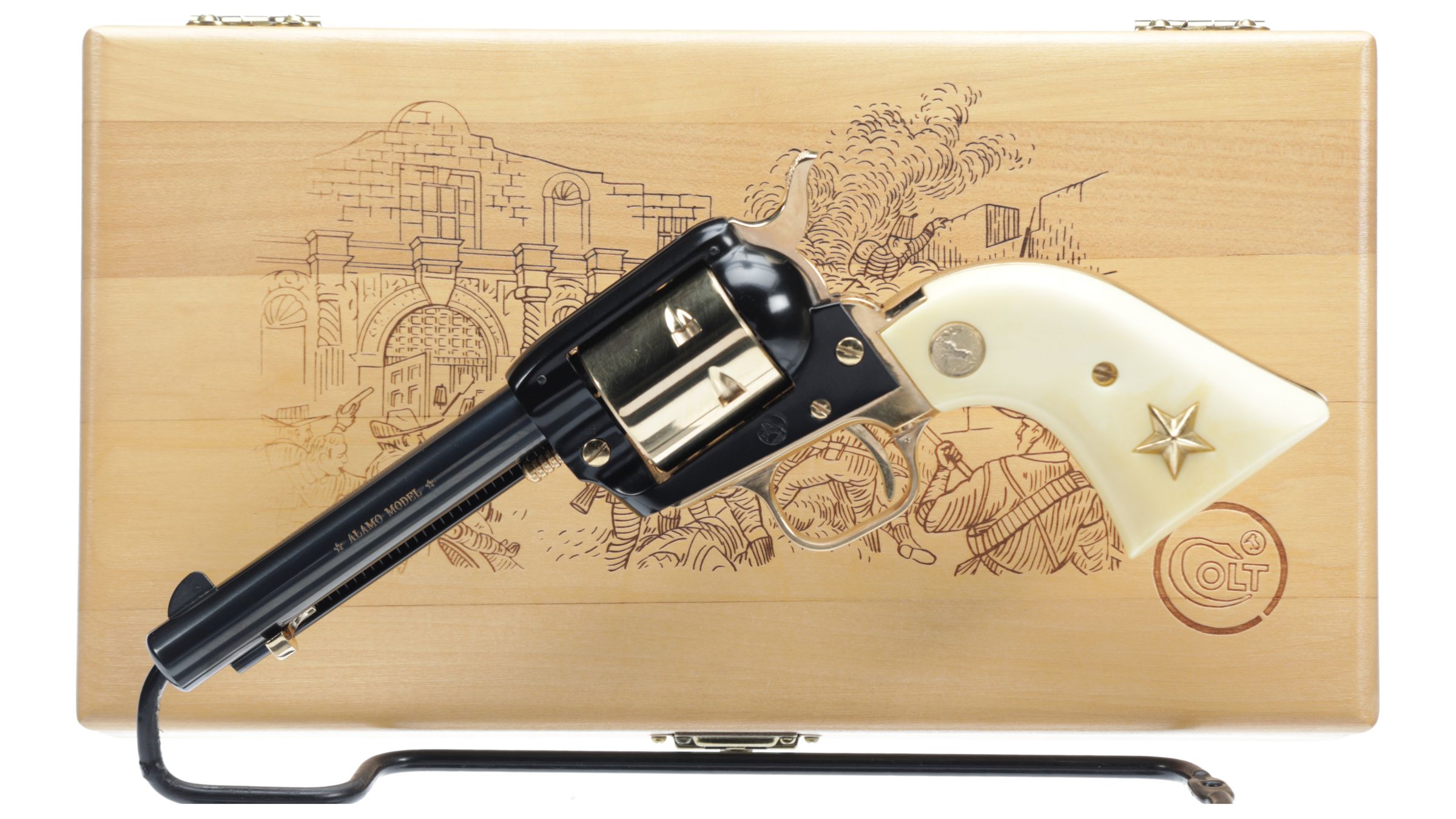 Colt Frontier Scout Alamo Commemorative Single Action Revolver | Rock ...